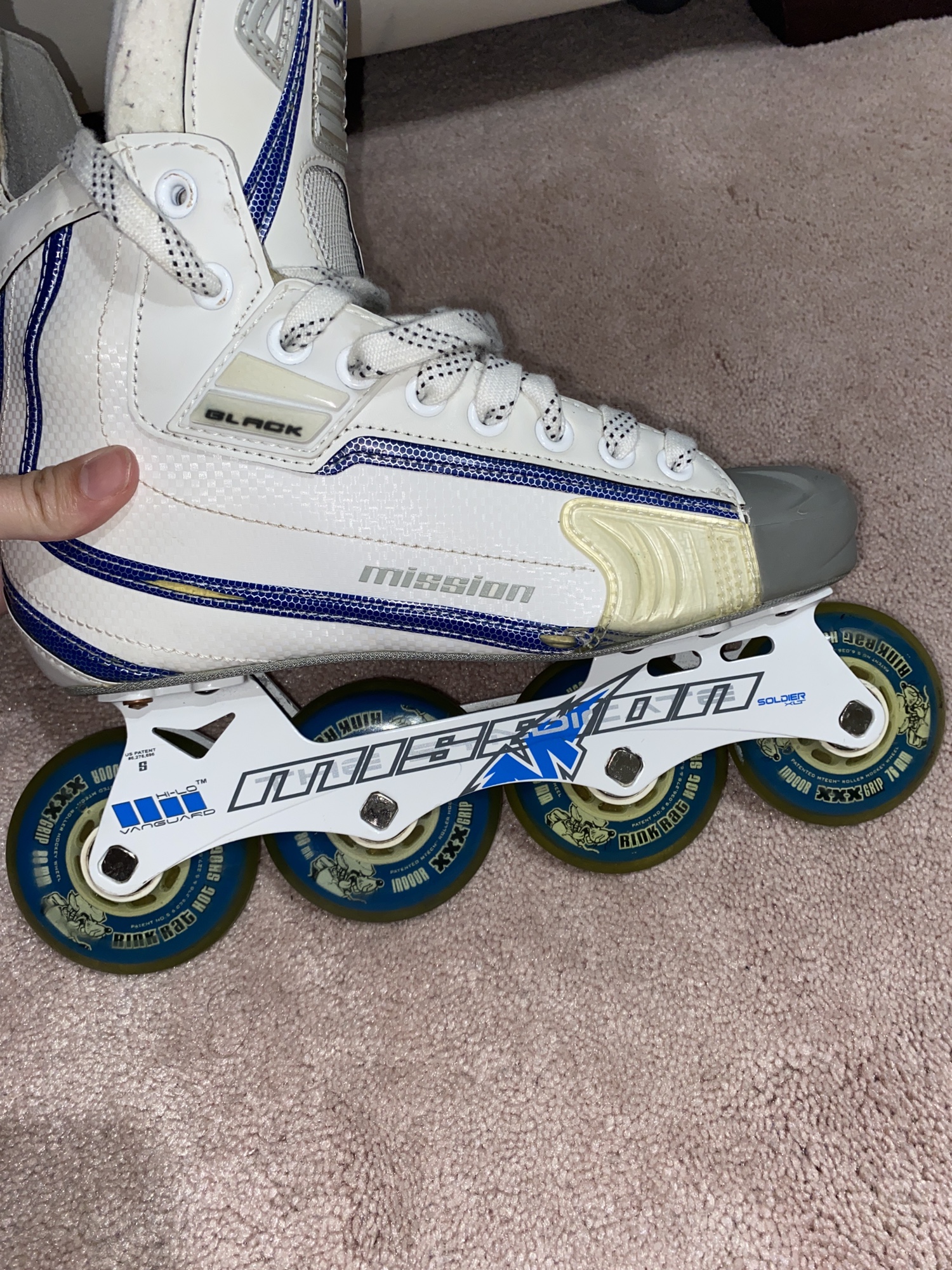 Mission Black Soldier Inline Skates | SidelineSwap