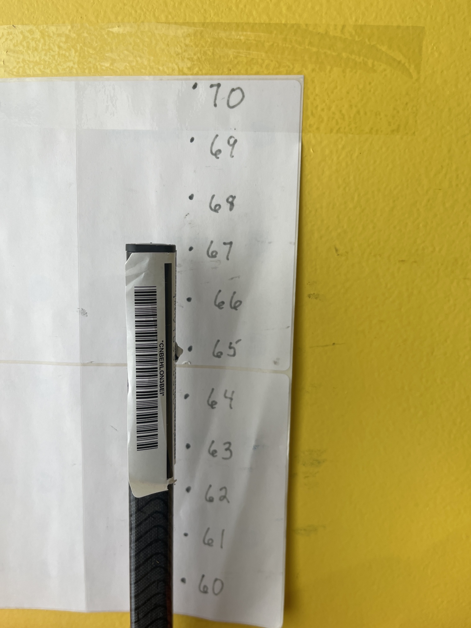 New CCM RibCor Trigger 6 PRO Pro Stock Stick Lohin LH-P88-75 Flex ...