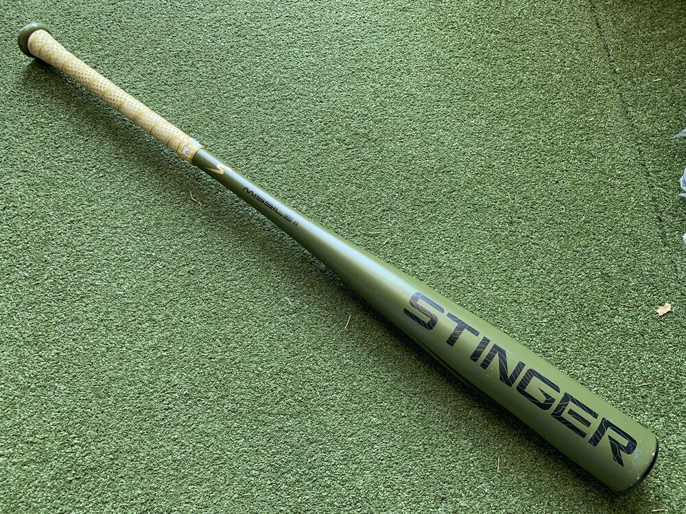 Stinger Missile II 34/31 BBCOR Baseball Bat ~ Used w/ New Lizard Skins ...