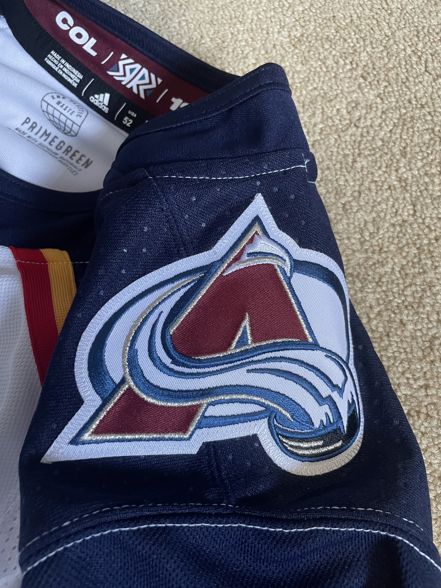 Colorado Avalanche Reverse Retro 2.0 Adidas Authentic NHL Hockey Jersey ...