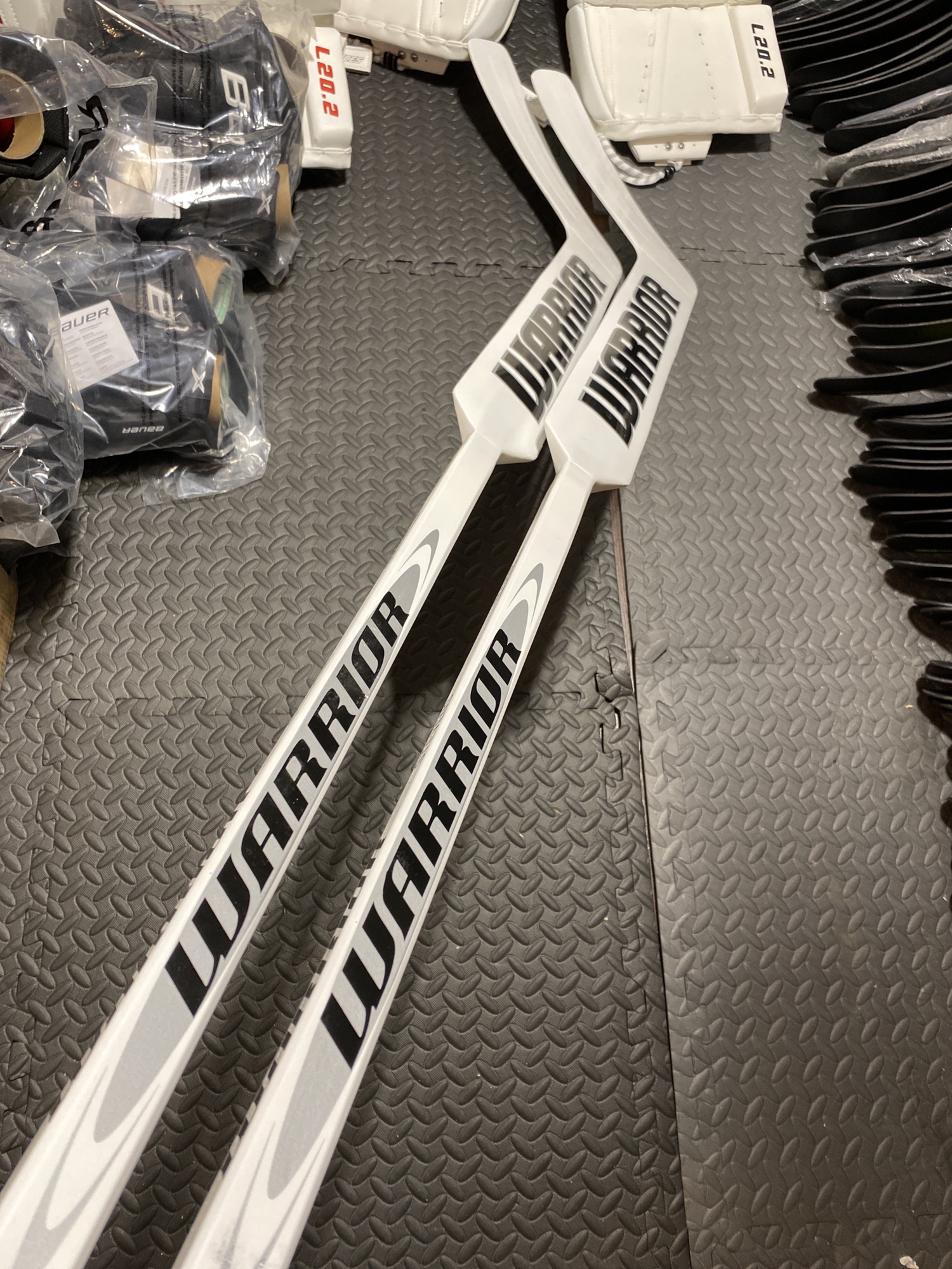 2 Pack New Warrior Custom Pro Goalie Stick 27” Stevens | SidelineSwap
