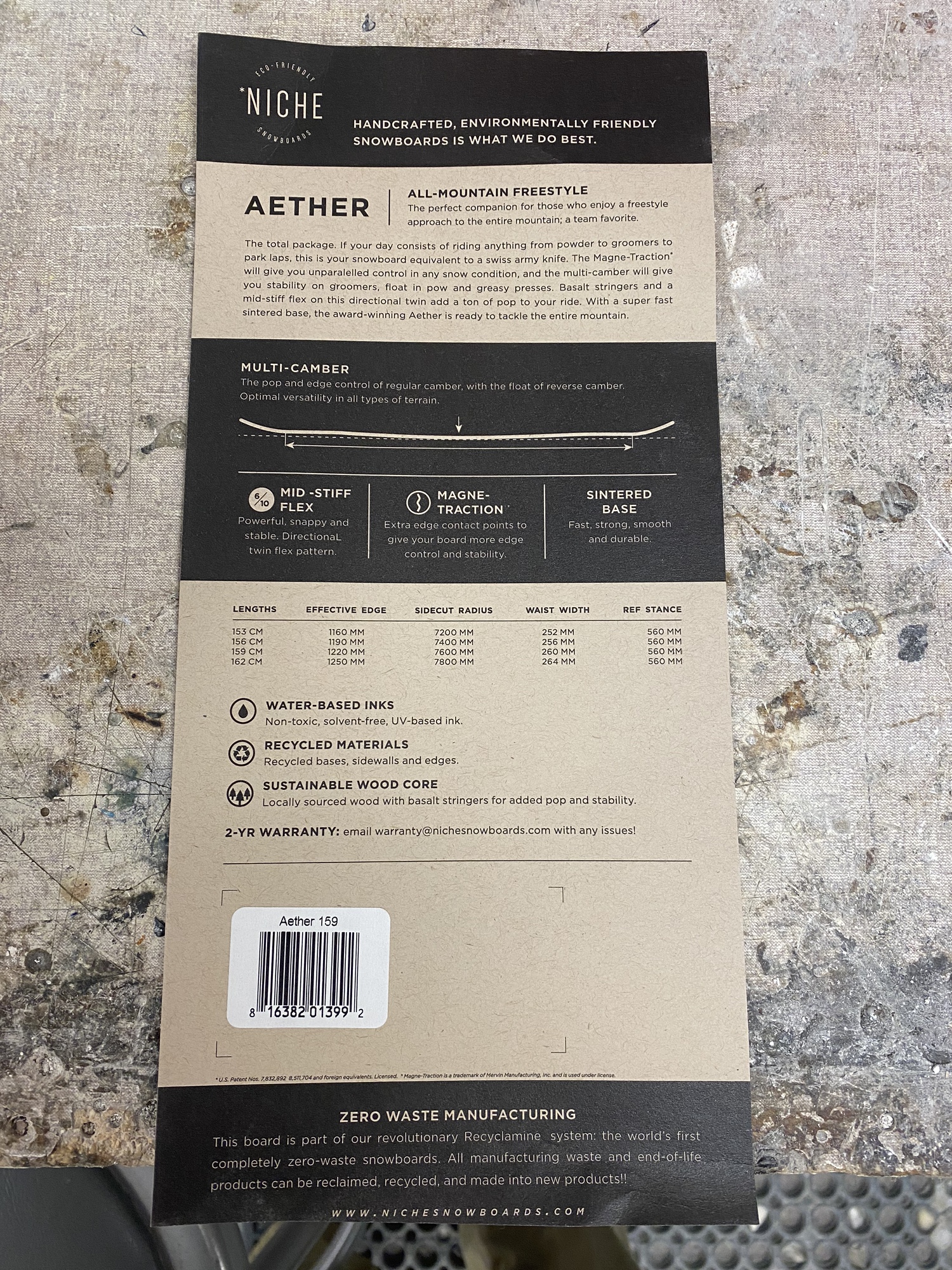 *Niche Aether Snowboard | SidelineSwap