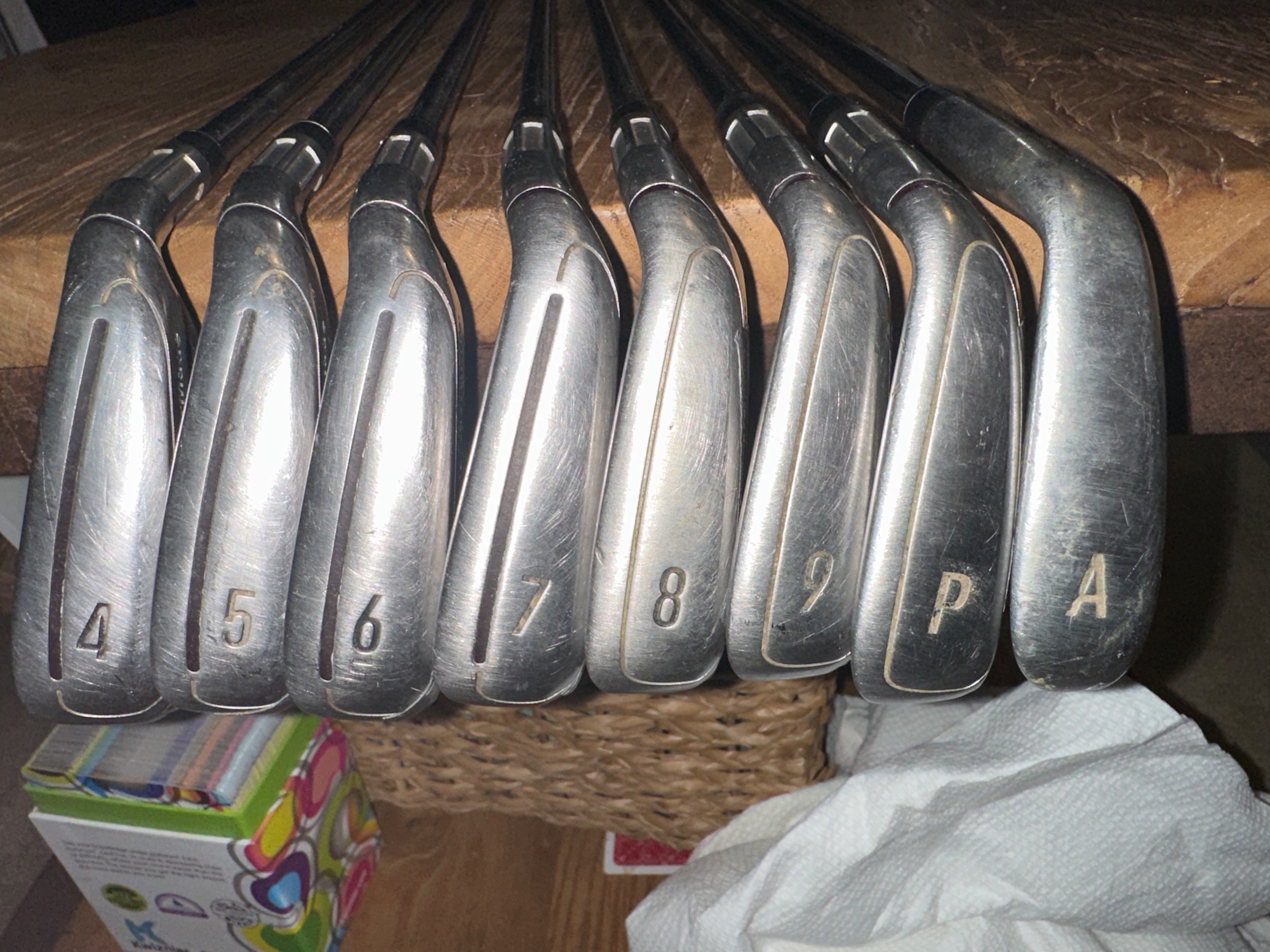 Taylormade M6 Golf Irons 4-PW,AW Regular Flex, MCC Plus Grips ...