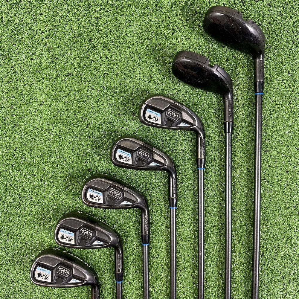 Adams Idea Tech V3 Iron Hybrid Set 5H 6H 7-PW GW Regular Flex Aldila VL ...