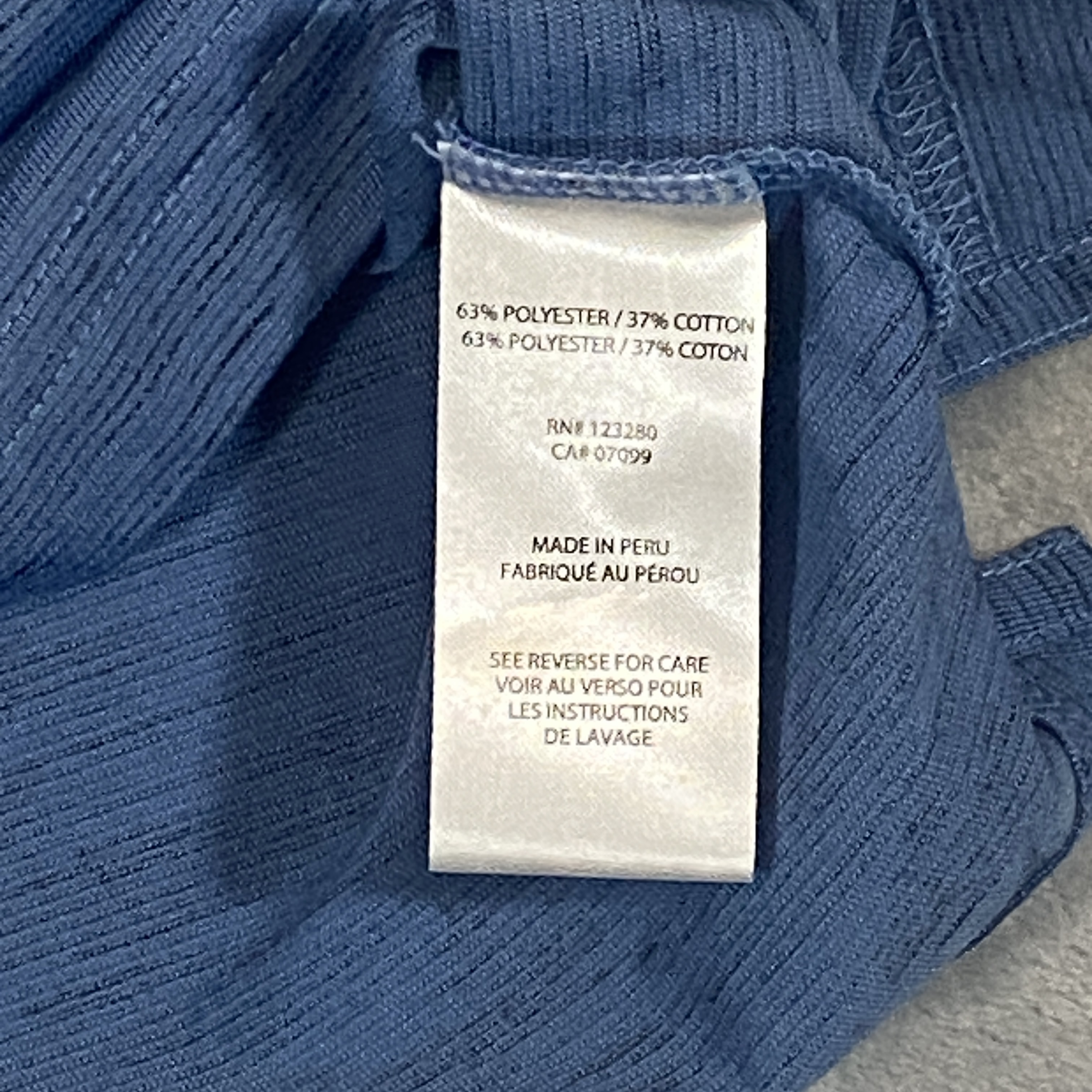 Travis Mathew Golf Polo Shirt Mens Large Blue Short Sleeve Neck ...