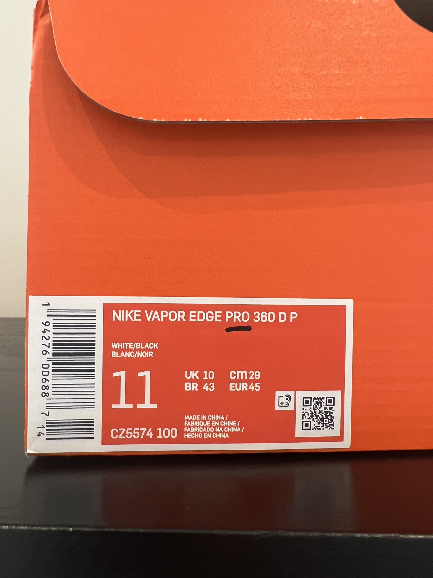 Nike Vapor Edge Pro 360 Detachable Football Cleats White Size 11 CZ5574 ...