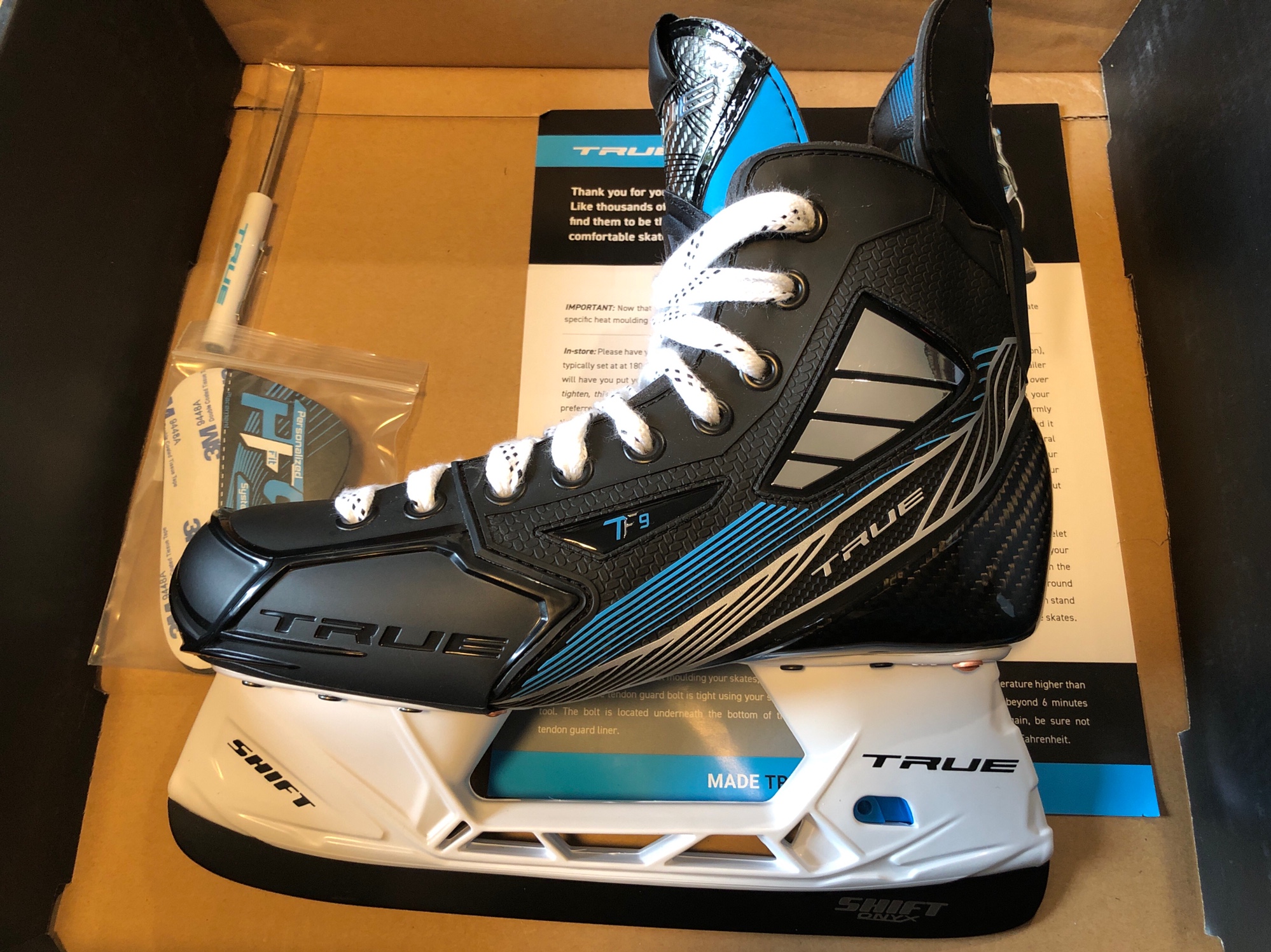 New True TF9 Hockey Skates Size 5 | SidelineSwap