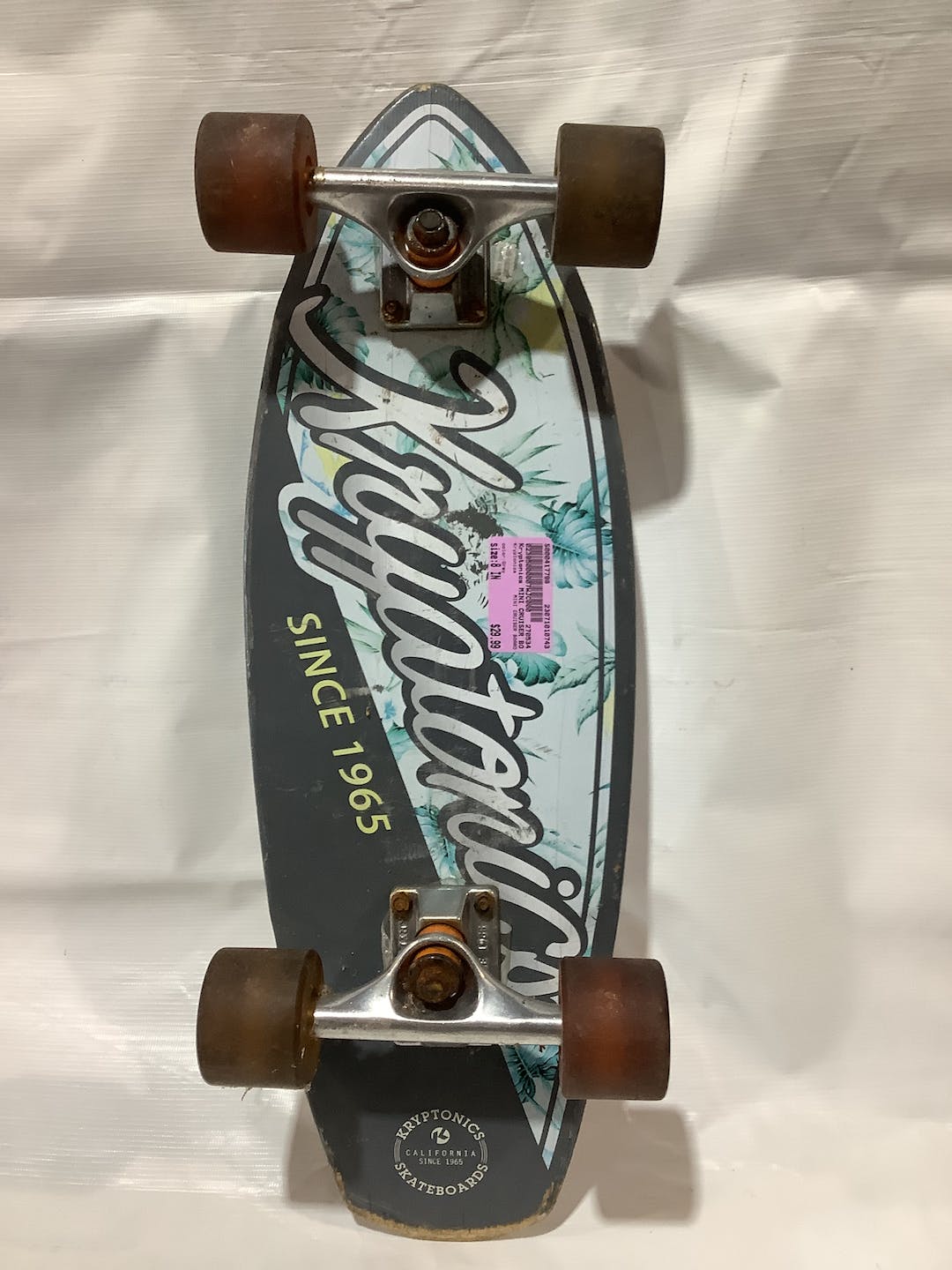 Used Kryptonics Mini Cruiser Board 8" Complete Skateboards | SidelineSwap