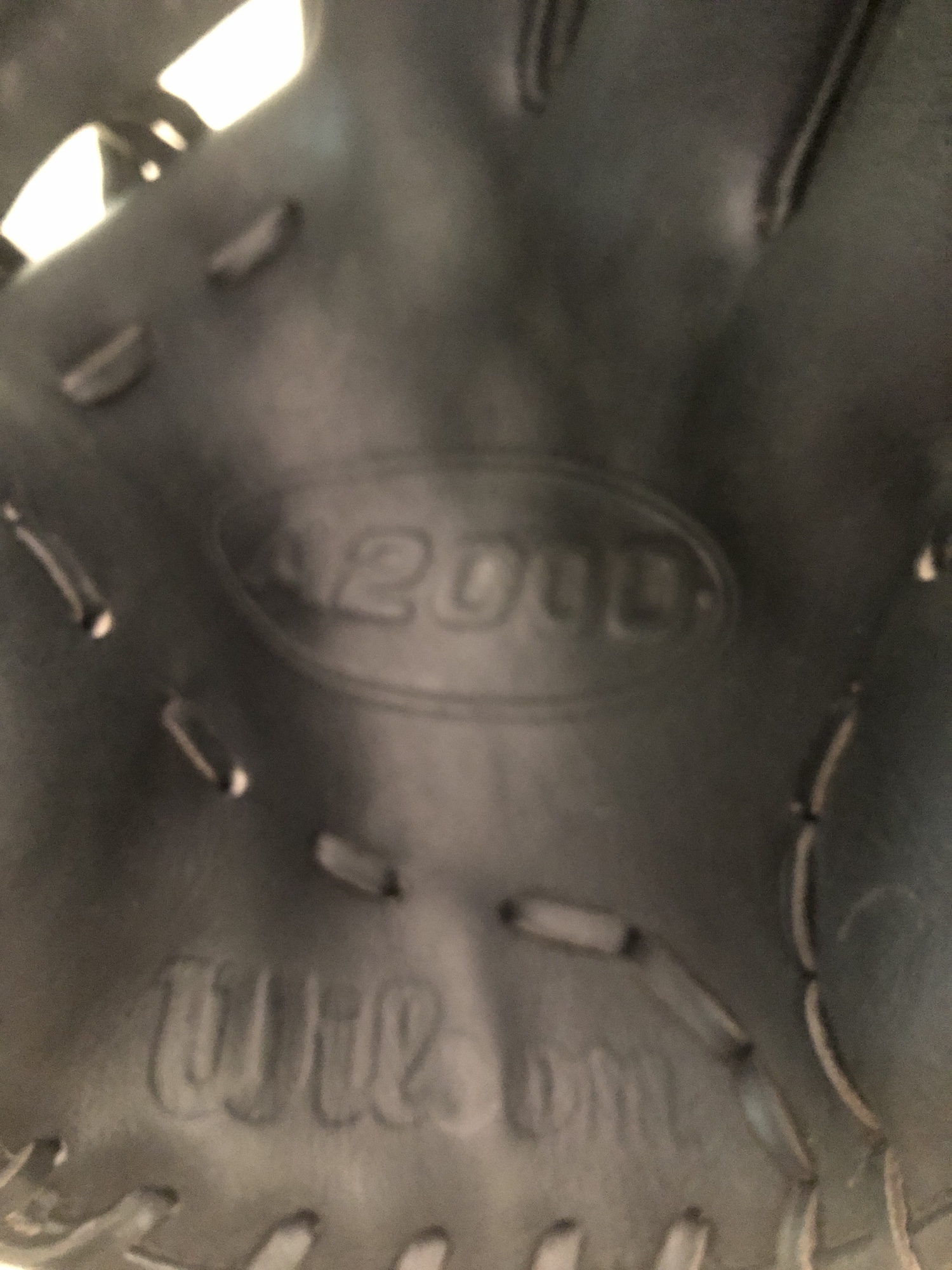Wilson A2000 Black Infield 11.5" Glove | SidelineSwap