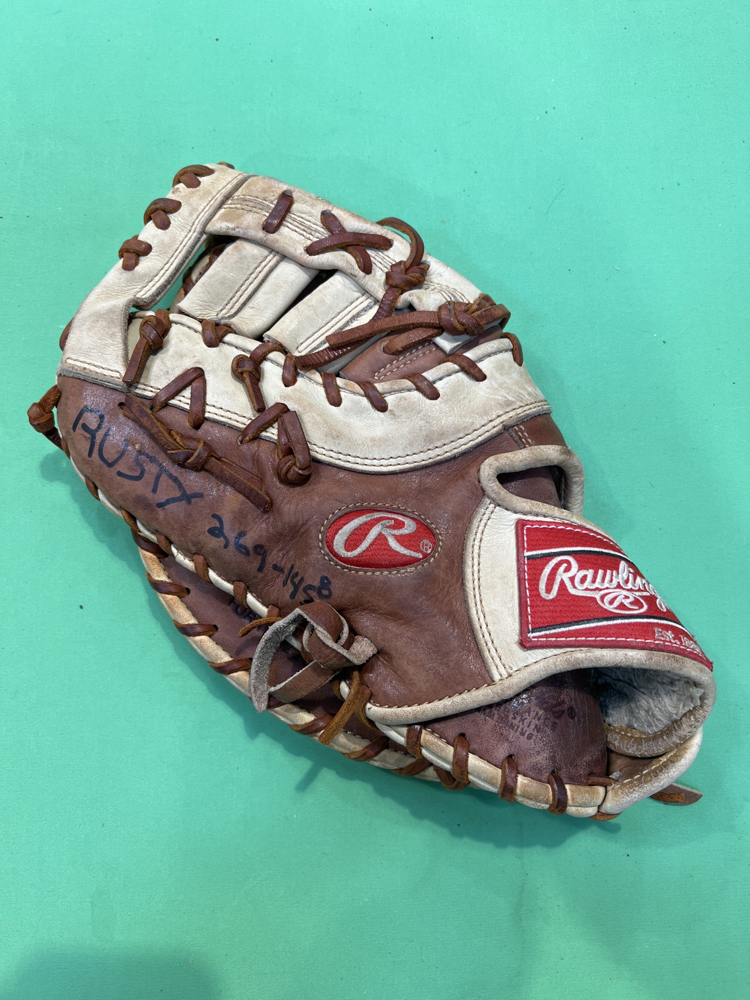 Used Rawlings Pro Preferred Left Hand Throw First Base Baseball Glove ...