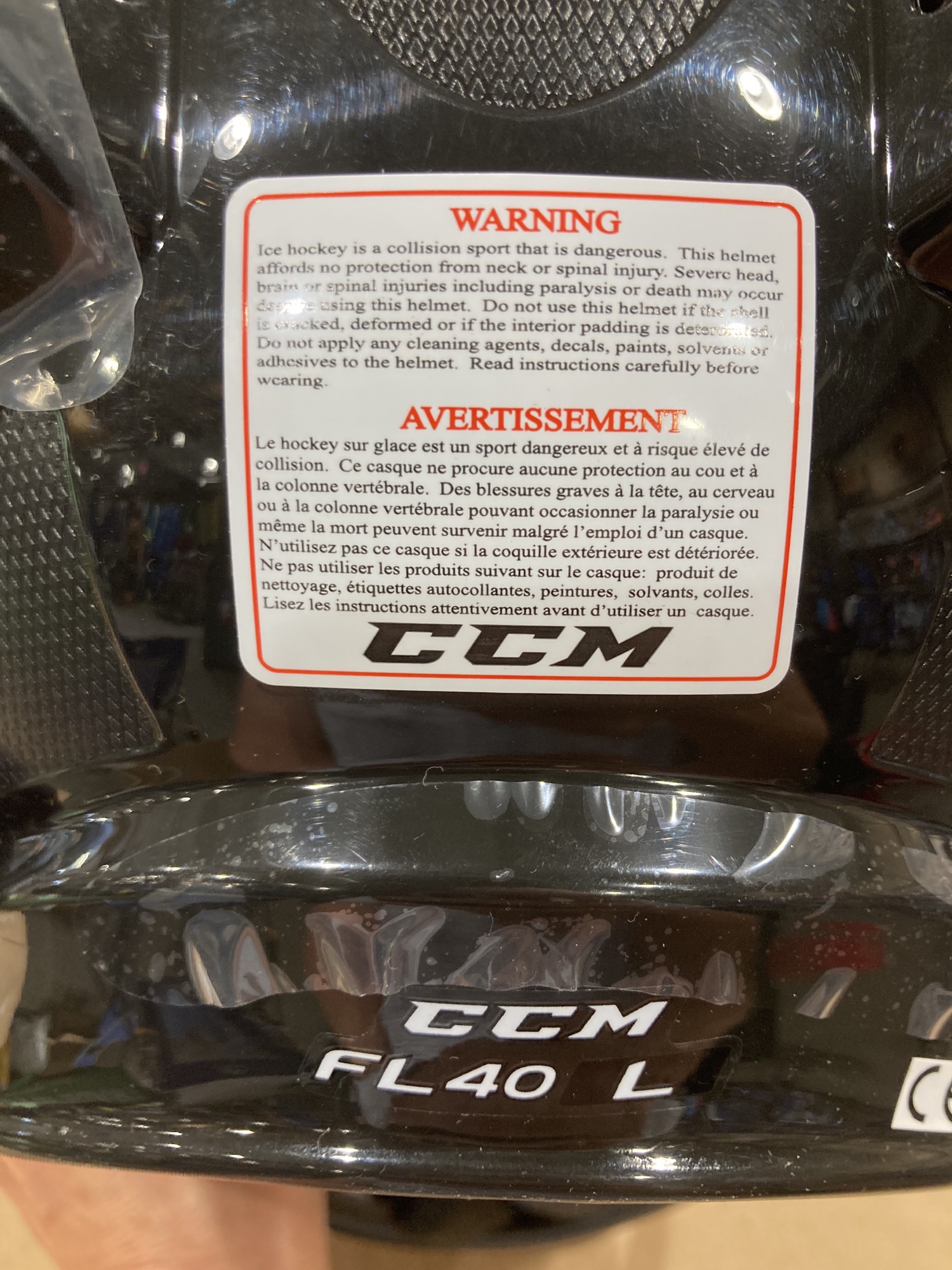 New Large CCM FL40 Helmet | SidelineSwap