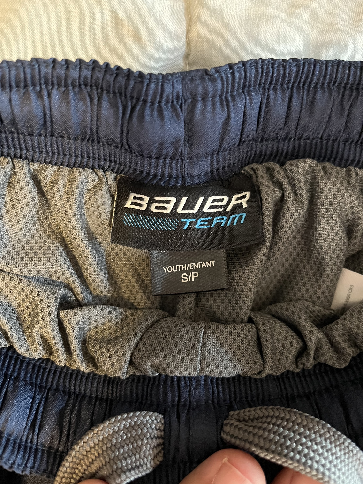 Blue Used Kids Unisex Bauer Pants | SidelineSwap