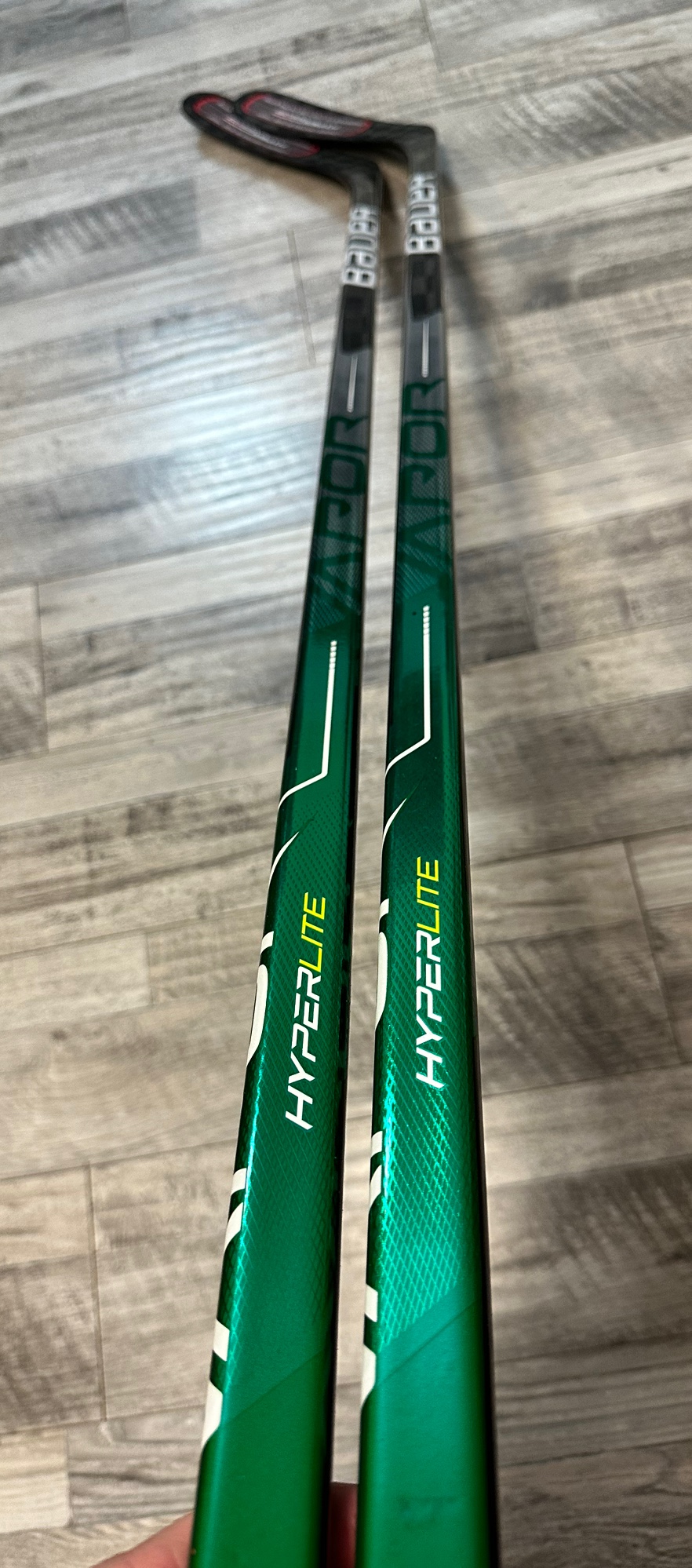 New! 2 Pack! 2x 65 Flex Left Hand P92 Vapor Hyperlite Green Hockey ...