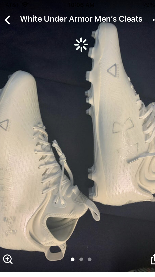 White Under Armor Men’s Cleats | SidelineSwap