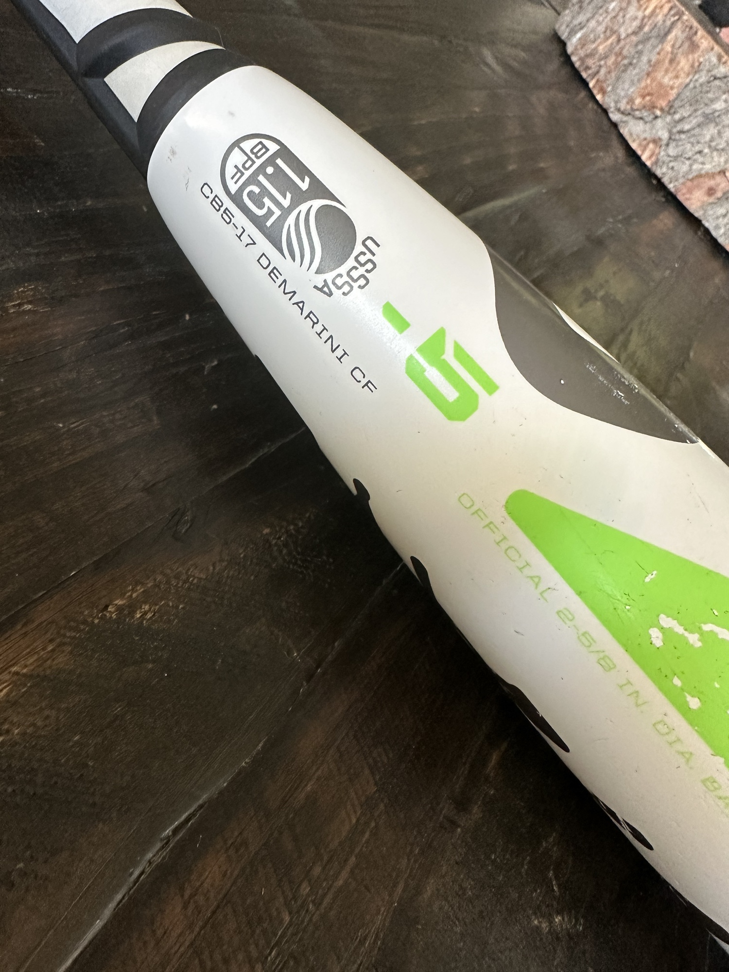 Demarini CF Green Zen USSSA Certified Composite (-5) 27 oz 32" Bat ...