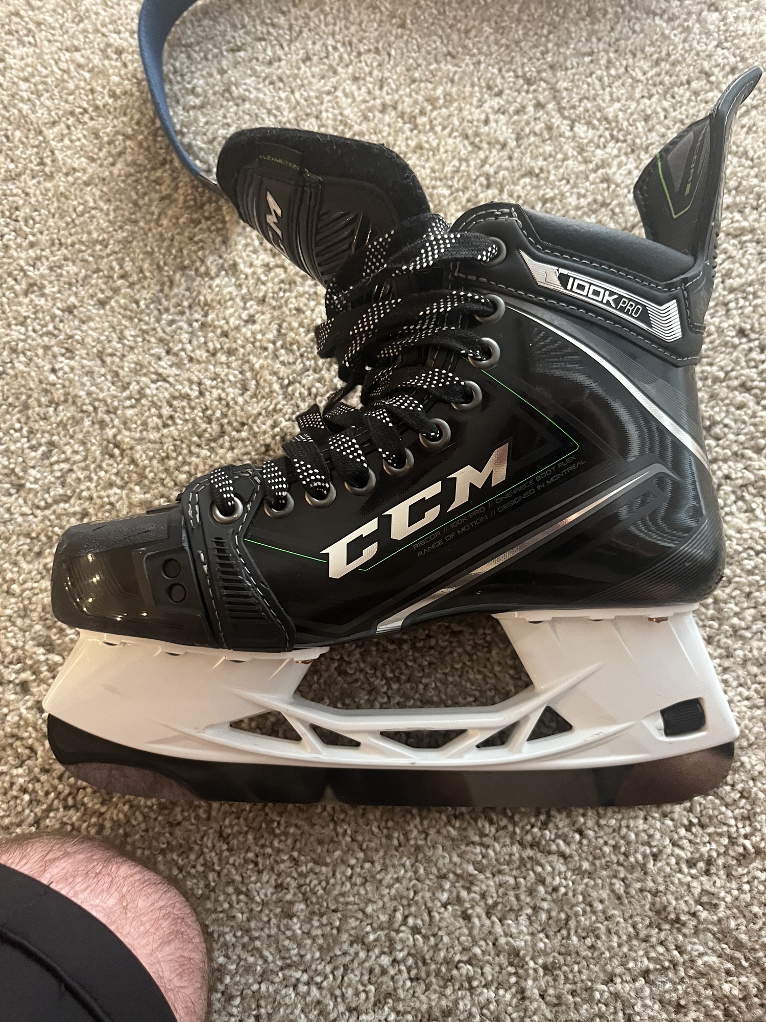 Used CCM Size 8 RibCor 100k Pro Hockey Skates | SidelineSwap