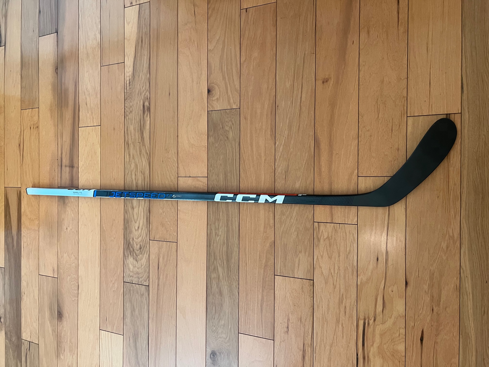 New CCM JetSpeed FT6 Pro (Blue) Hockey Stick P28/75 Flex/Right Handed ...
