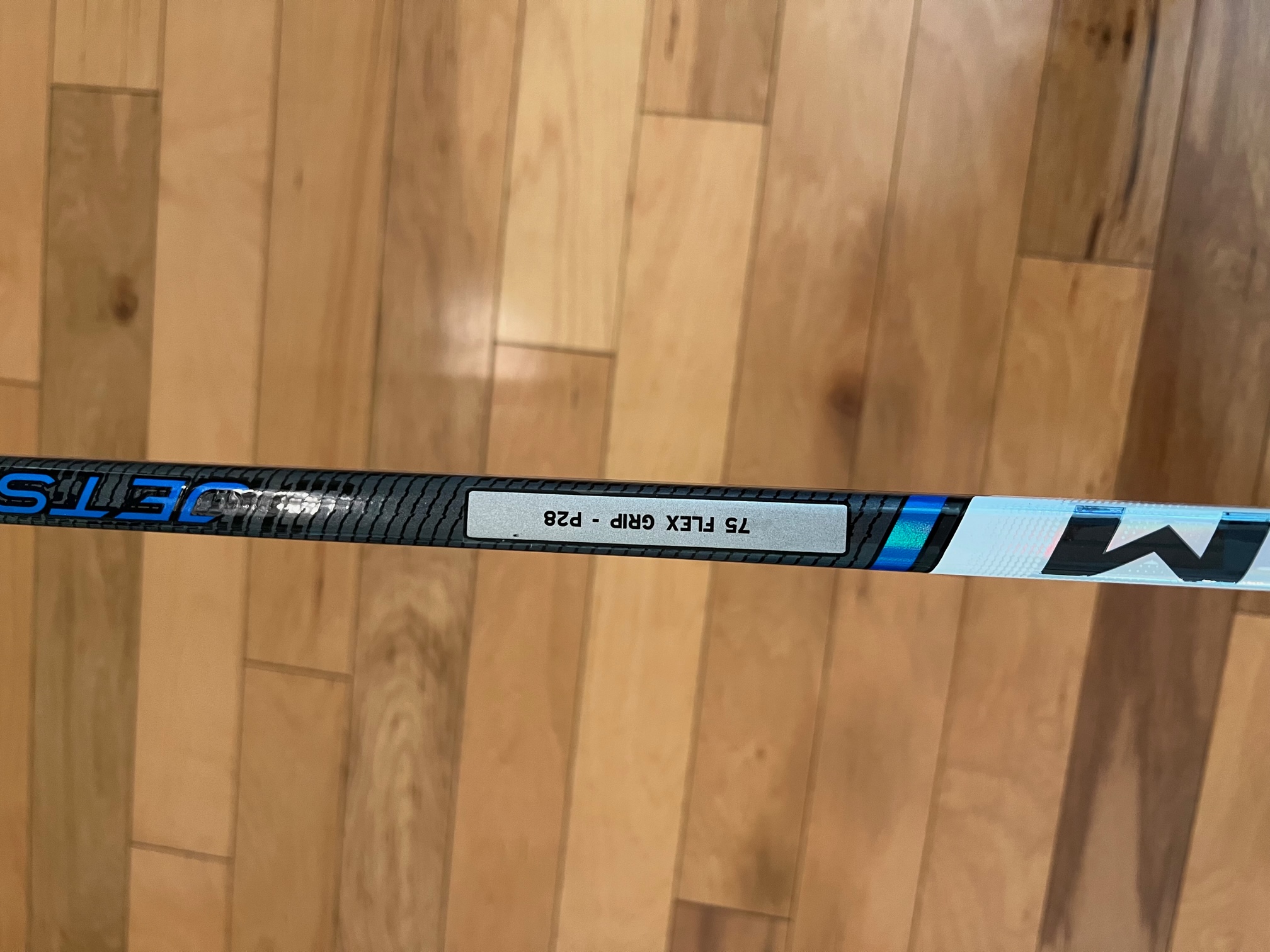 New CCM JetSpeed FT6 Pro (Blue) Hockey Stick P28/75 Flex/Right Handed ...