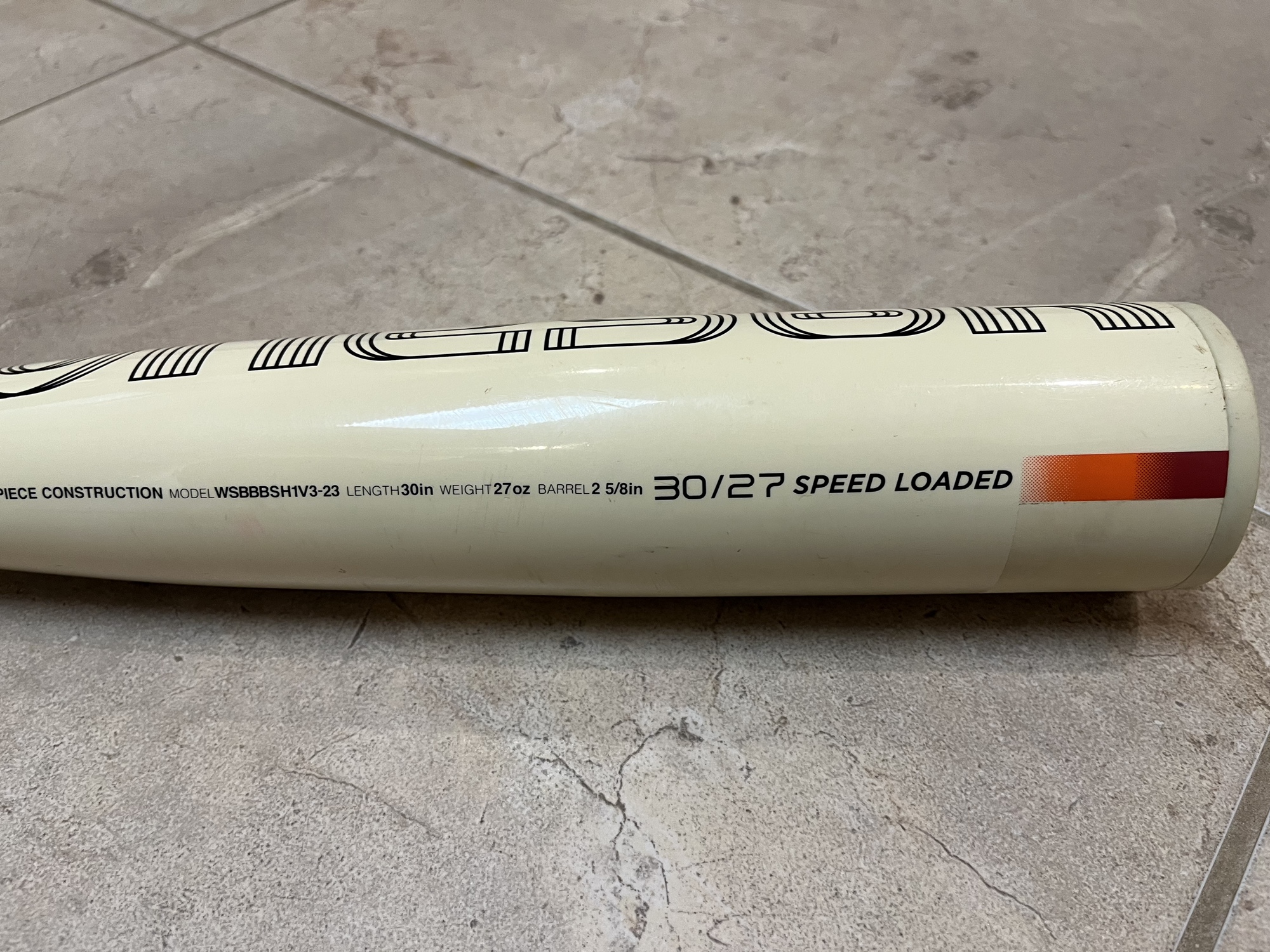 2023 Warstic Bonesaber Hybrid 30/27 (-3) BBCOR Baseball Bat Purchased ...