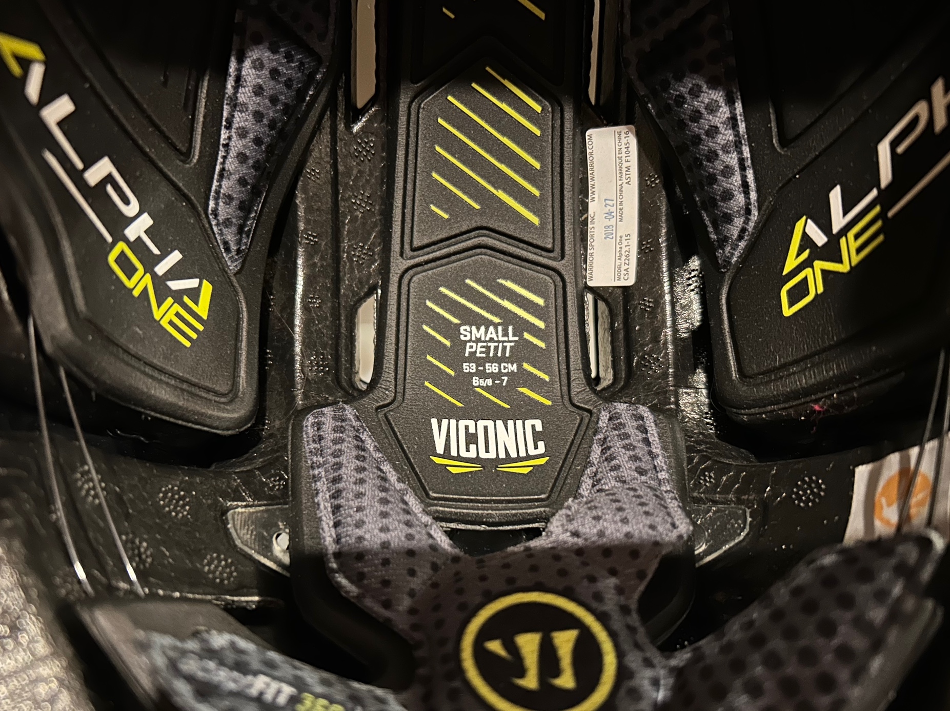 New Warrior Alpha One Black Helmet Size Small | SidelineSwap