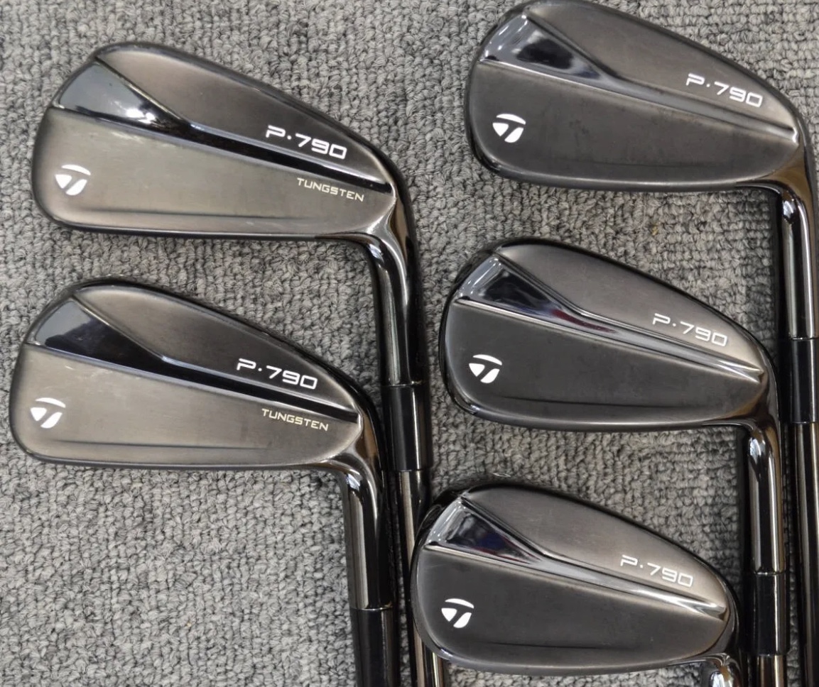 Limited Edition 2023 Taylormade P790 Phantom Black Prism Iron Set 4-PW Stiff | SidelineSwap