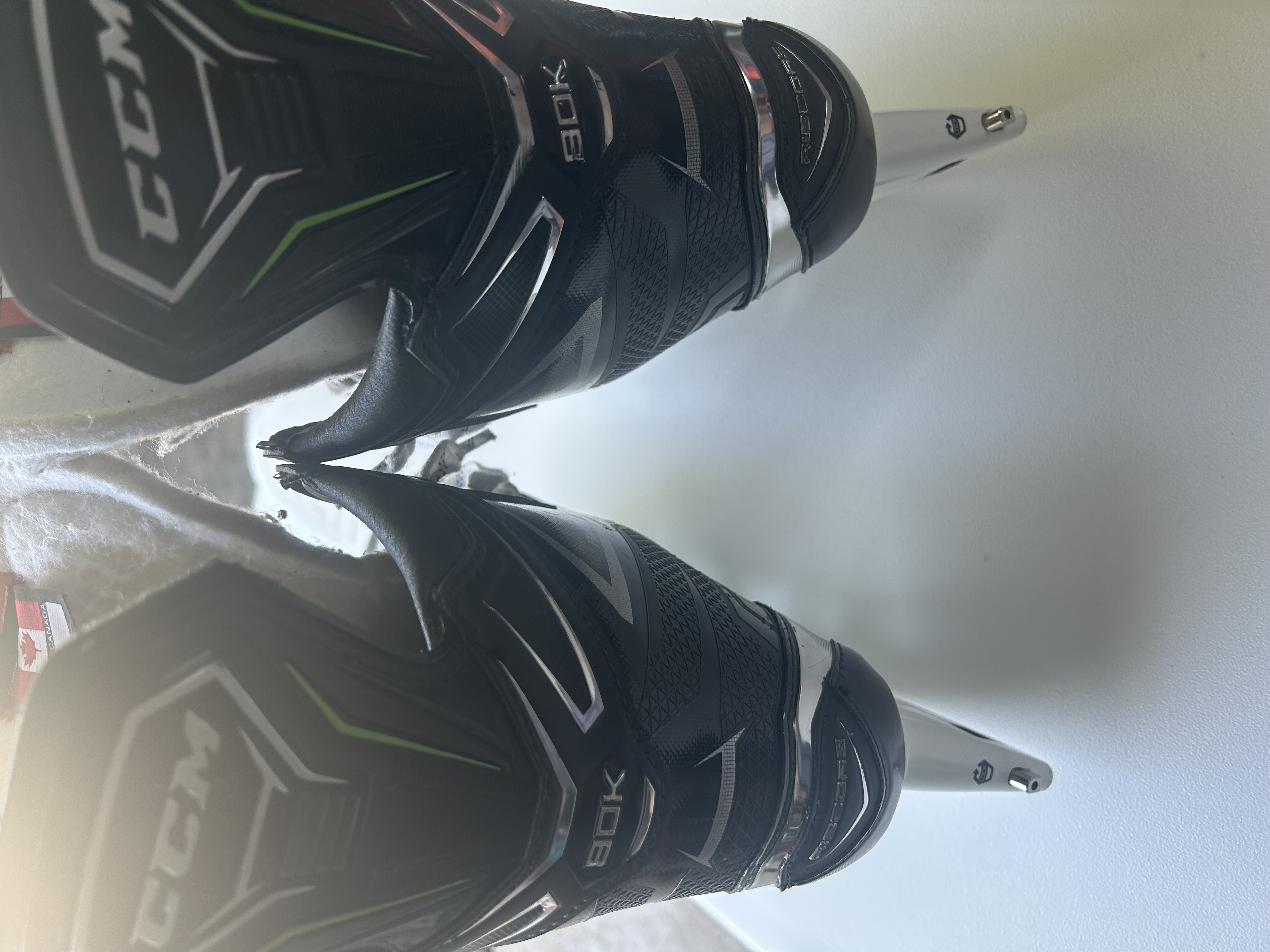 Senior Used CCM RibCor 80K Hockey Skates Regular Width Pro Stock Size 8 ...