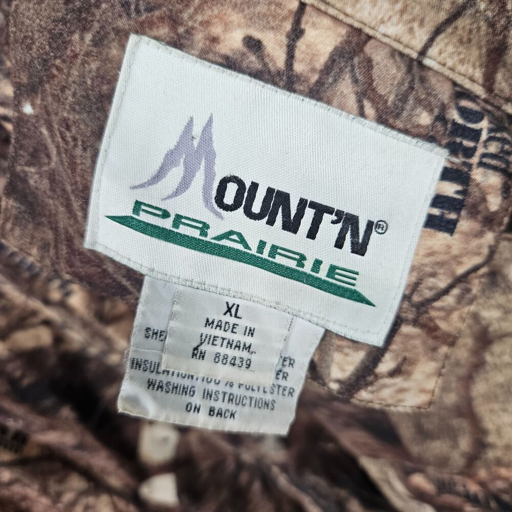 Mount’n Prairie White Camo Reversible Hunting Jacket Hunter Hide Size ...