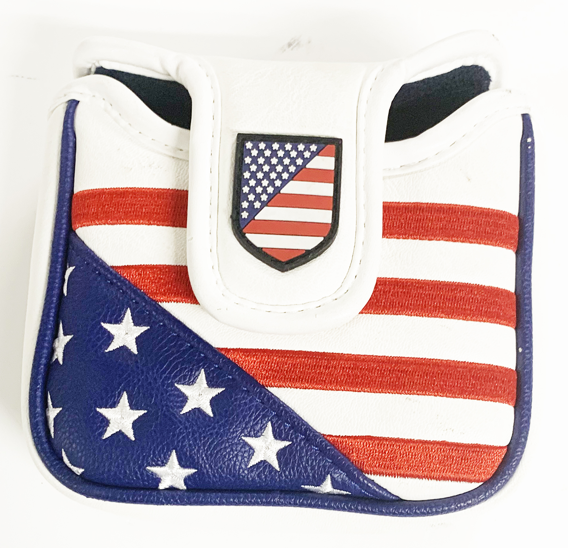 USA Stars and Stripes Heel Shafted Magnetic Mallet Putter Headcover ...