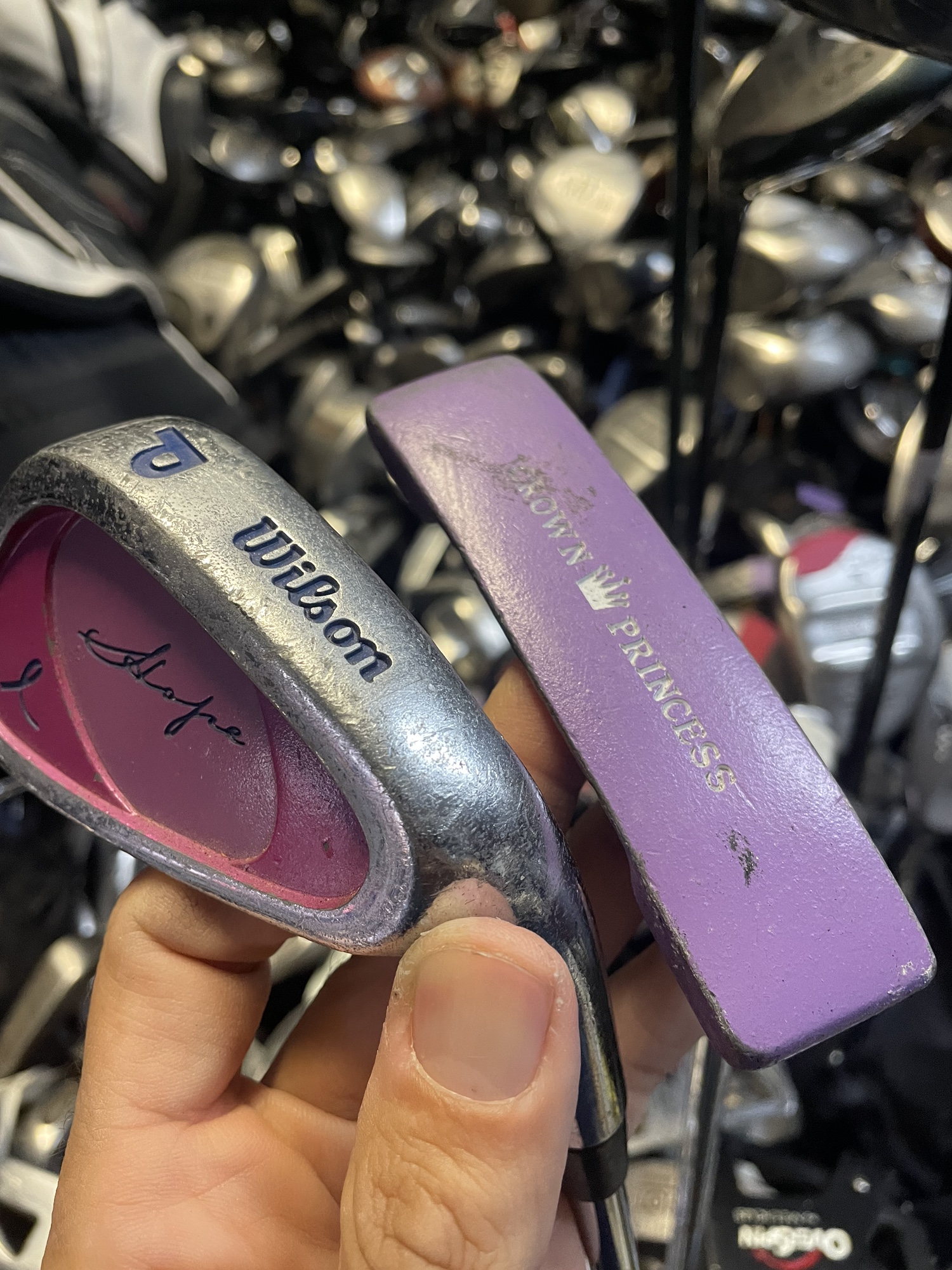 ladies putter Crown princess and Wilson Hope pitching wedge in Right ...