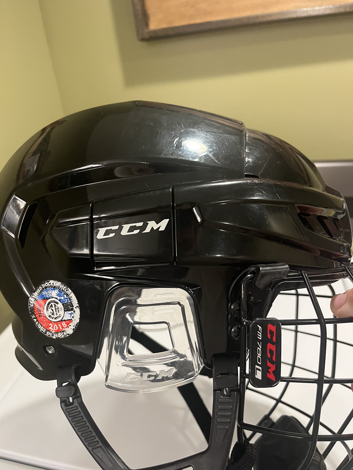Like new CCM FL500 Hockey Helmet with cage large | SidelineSwap