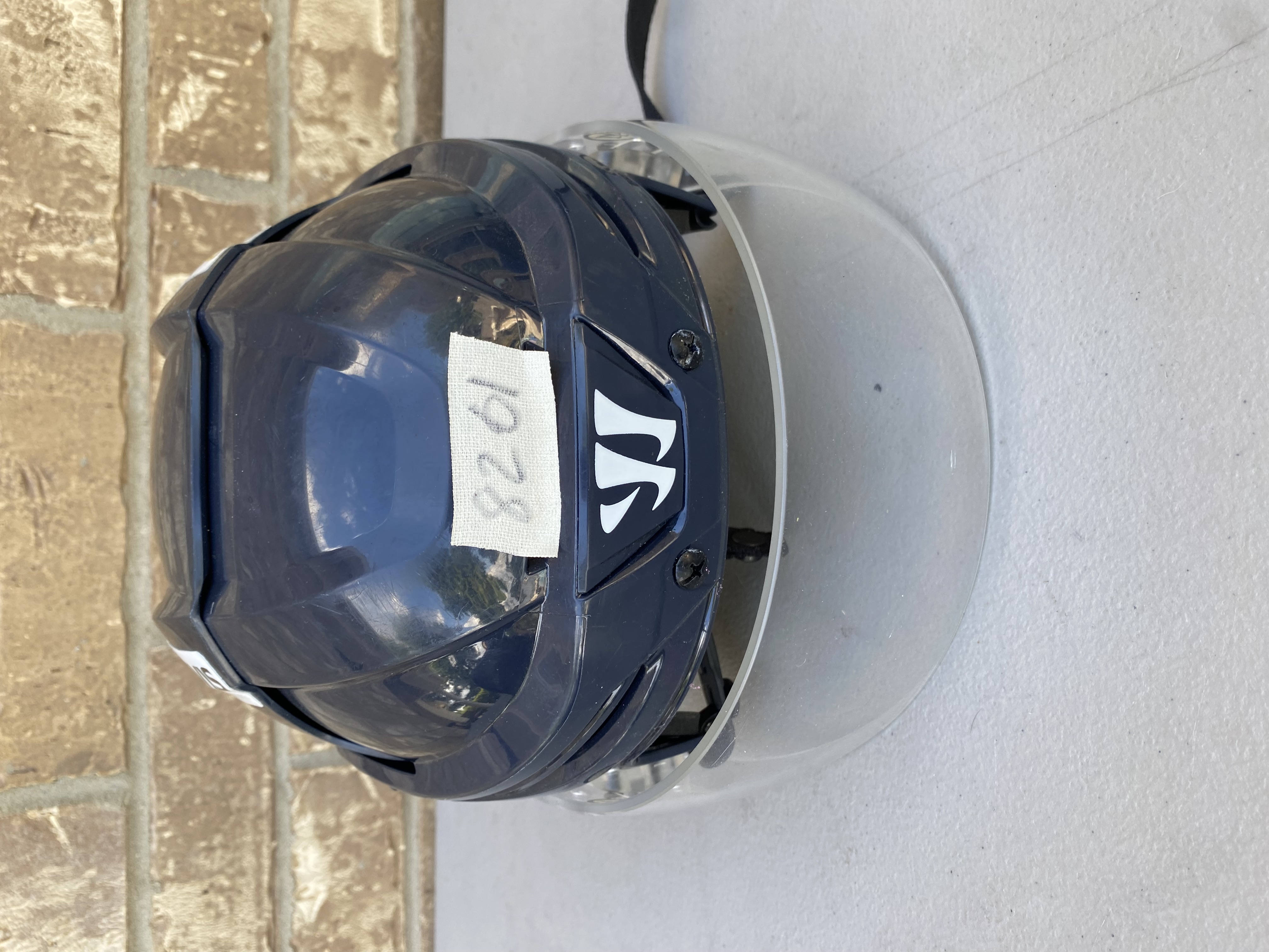 Warrior Covert PX2 Pro Stock Hockey Helmet Small Navy Blue Warrior ...