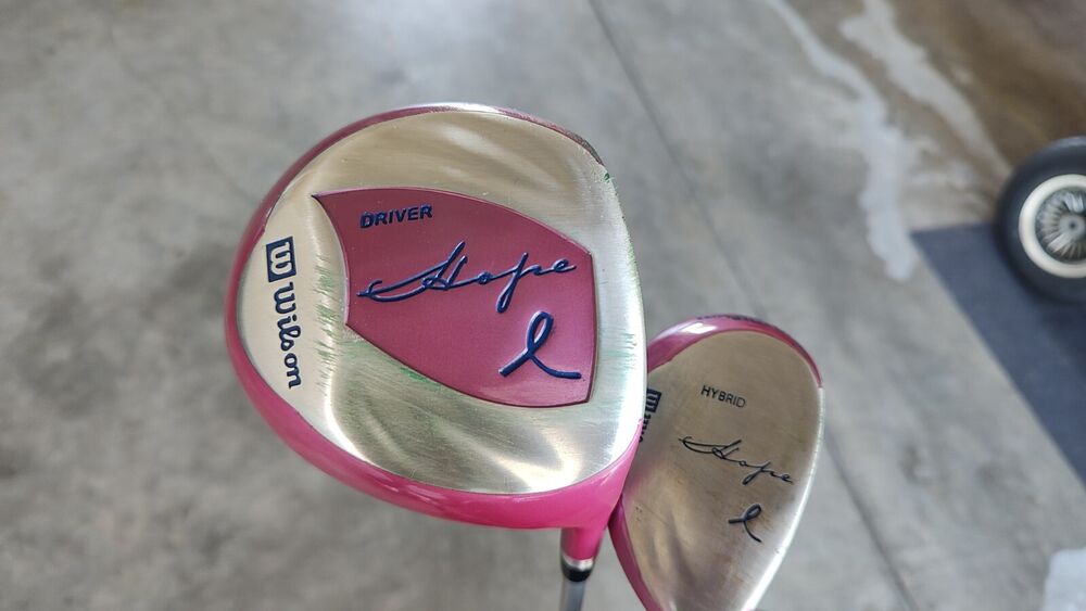 Wilson Hope 12 Piece Ladies Flex Graphite Complete Golf Set Cart Bag B ...