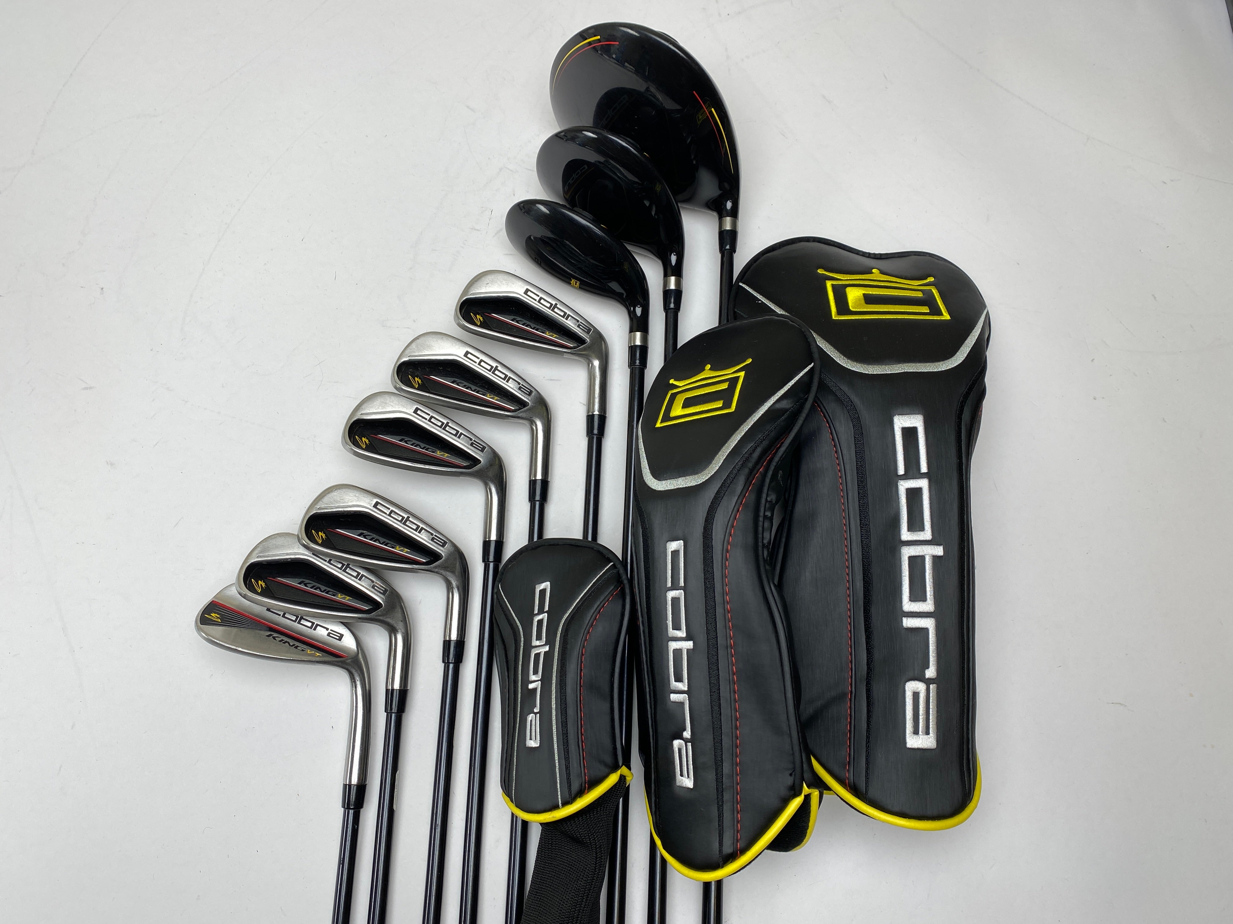 Cobra KING VT Set 1W, 3W, 5H, 6-9i, PW, SW, Putter King VT Graphite Junior RH HC | SidelineSwap