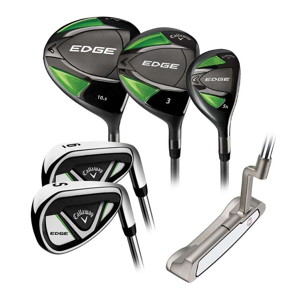 CALLAWAY 2018 EDGE 6-PIECE SET COMPLETE SET CALLAWAY EDGE GRAPHITE/EDGE ...