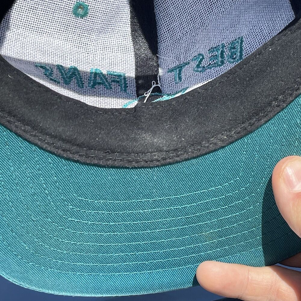 Vintage Best Fans Shark Whale Embroidered Snapback Hat Rare | SidelineSwap