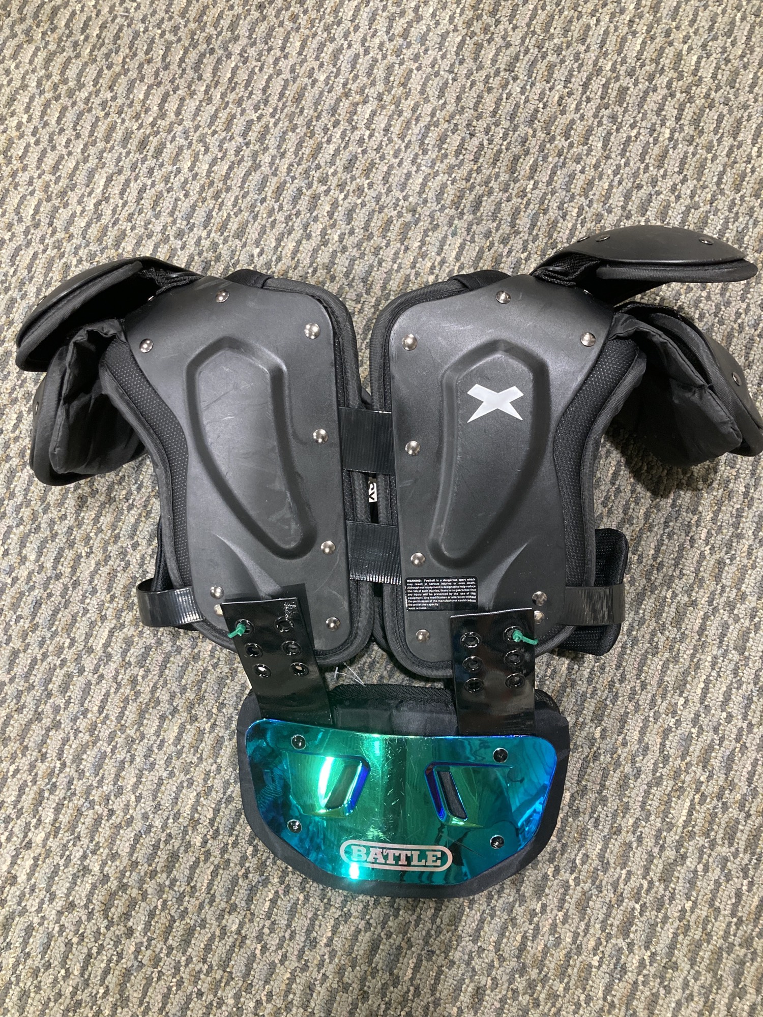 Used XS Xenith Flyte Shoulder Pads With Back Plate | SidelineSwap