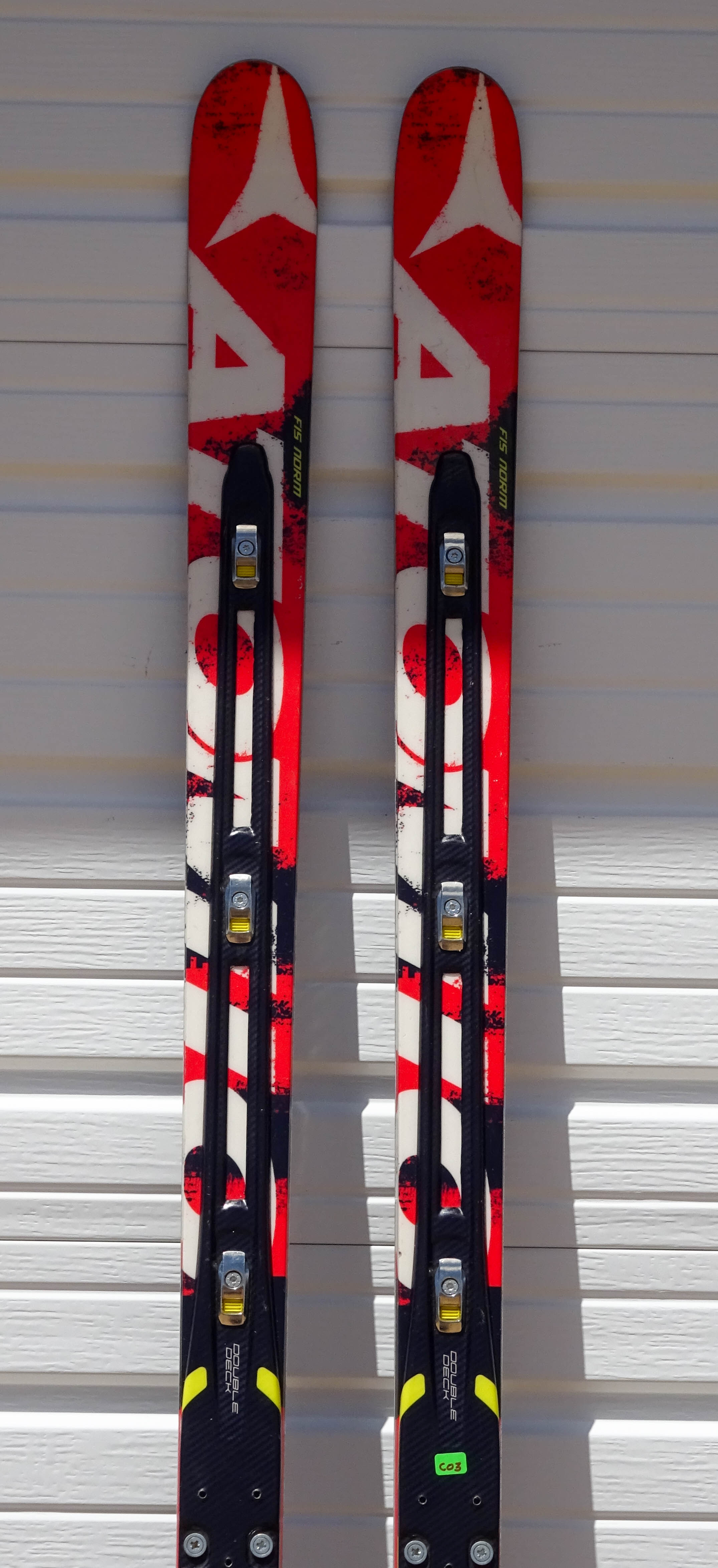 Atomic Redster DH FIS Downhill Race Skis Size-213cm Radius-50M ...