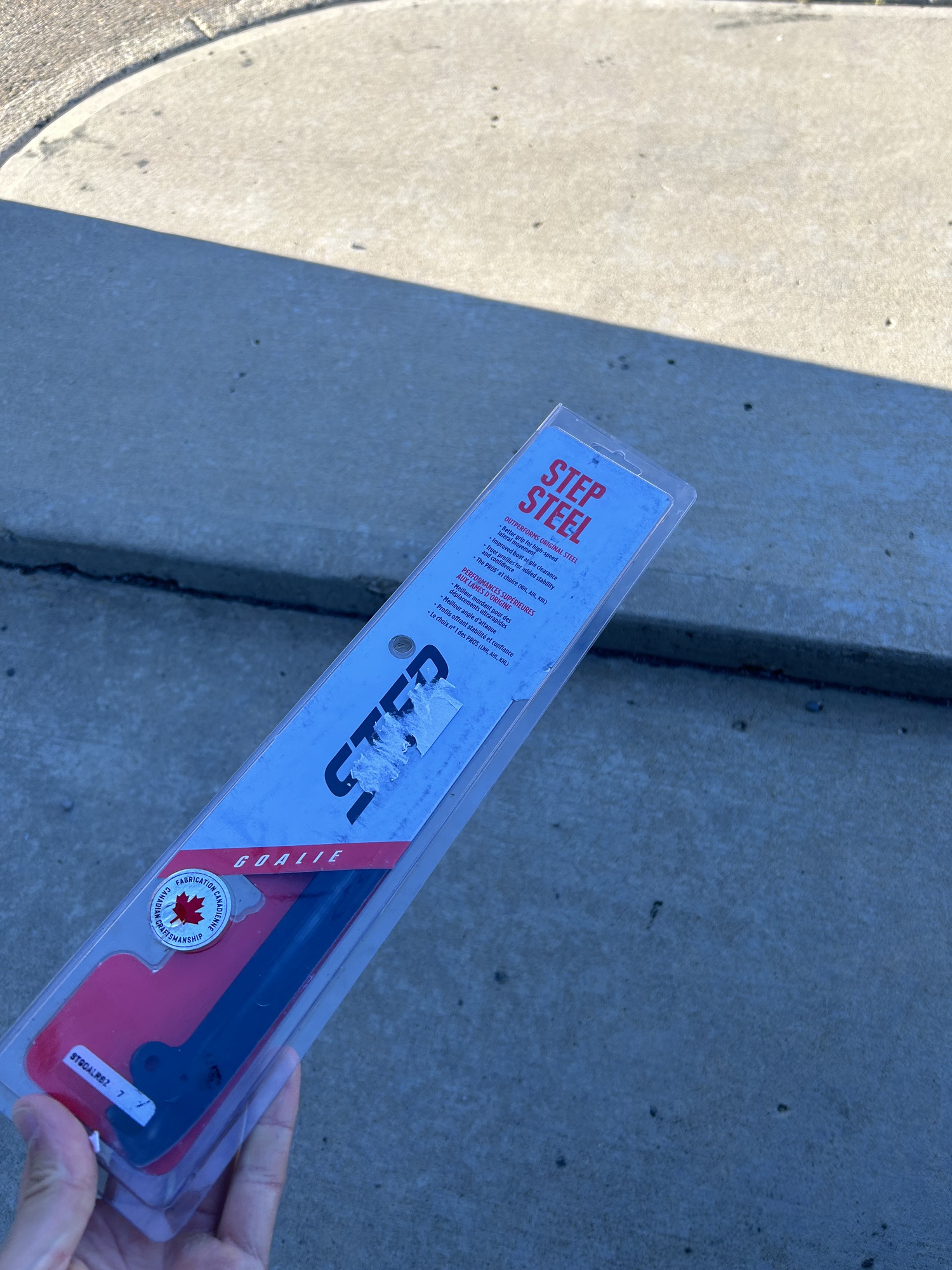 Step Steel Goalie Skate Blades, New, Size 7 | SidelineSwap