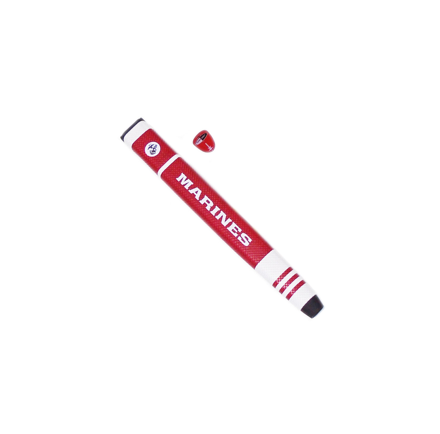 NEW Team Golf Military U.S. Marines Red/White Jumbo Putter Grip w/Ball ...