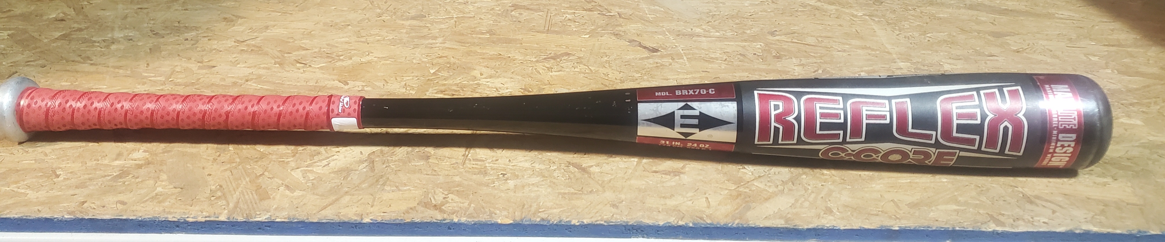Used Easton Alloy Reflex C-Core Bat (-7) 24 oz 31" | SidelineSwap