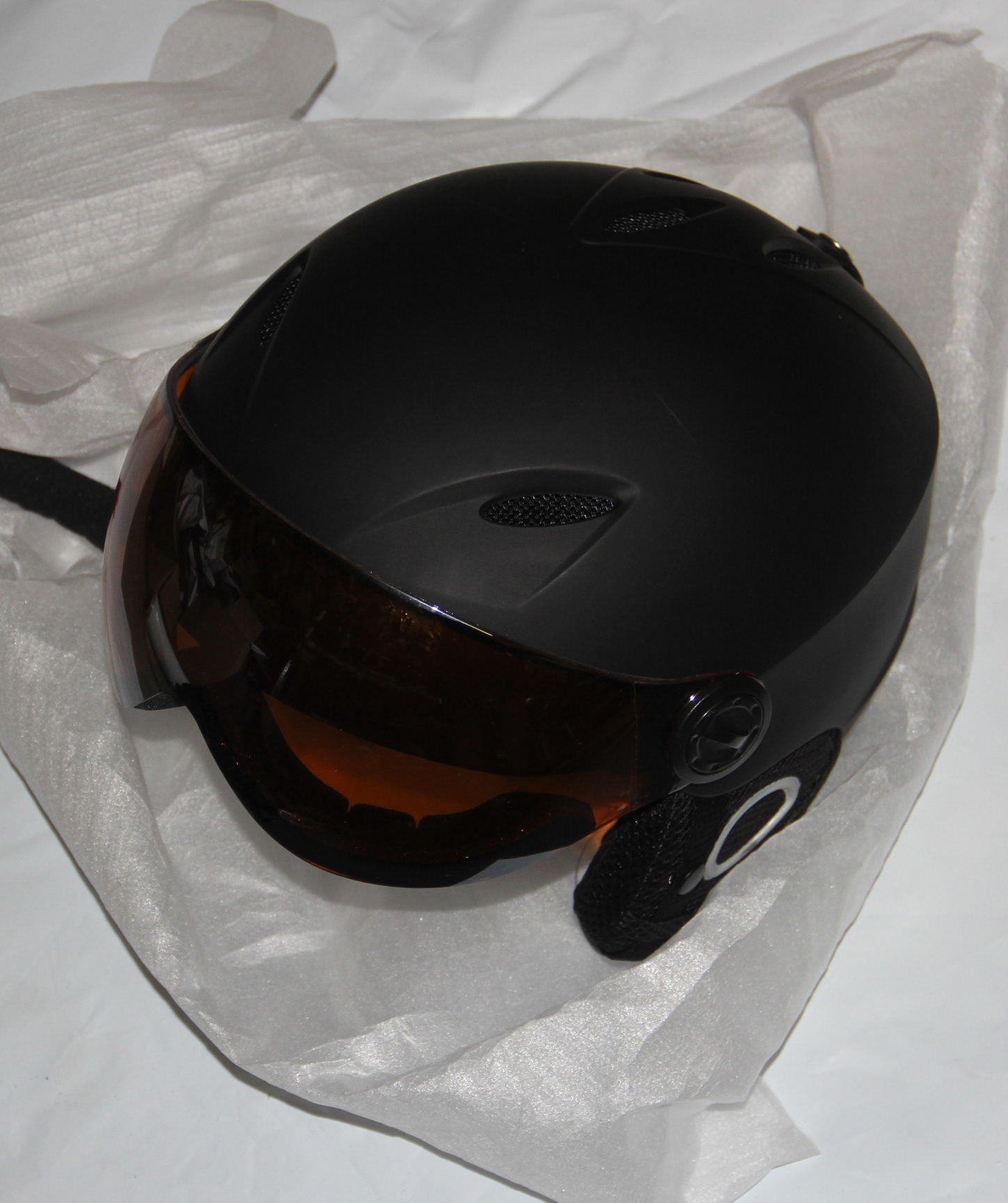 New Snowboard Helmet with Integrated Goggles Shield Ski Snow Helmets ...