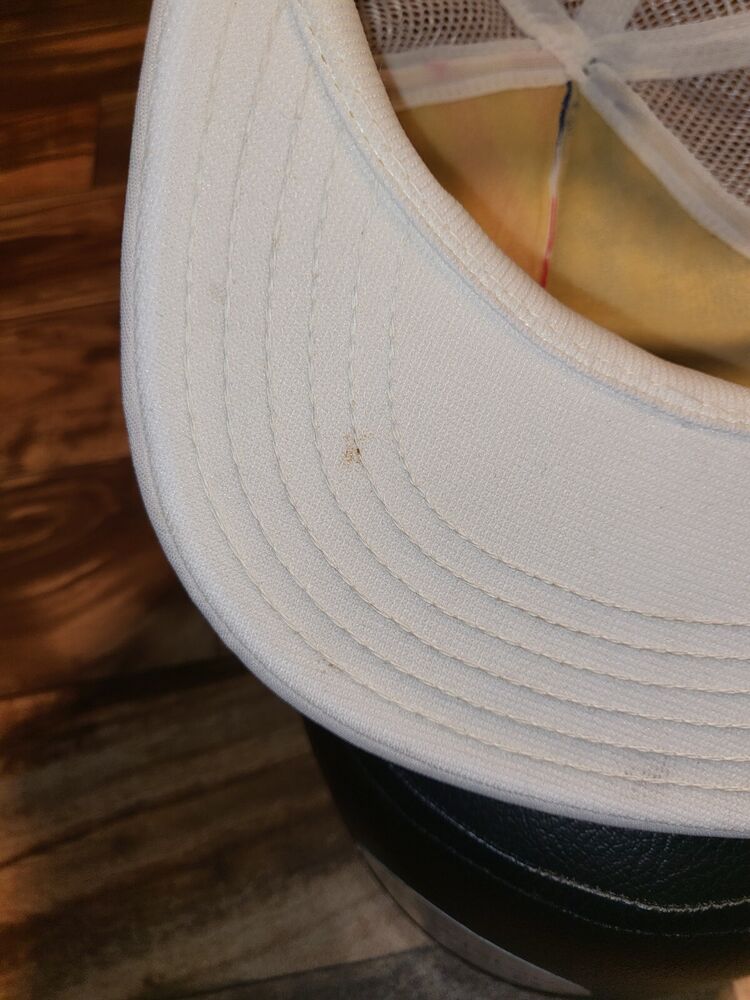 Vintage Rare Polaris ATV Mesh Promo Sport Racing White Flag Hat Cap Vtg ...