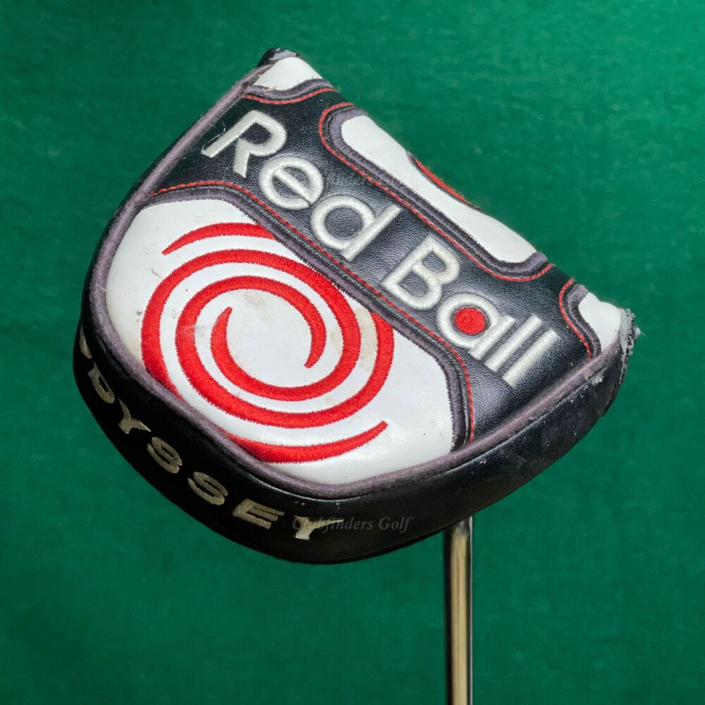 Odyssey Red Ball 35" Double-Bend Mallet Putter Golf Club W/ HC ...