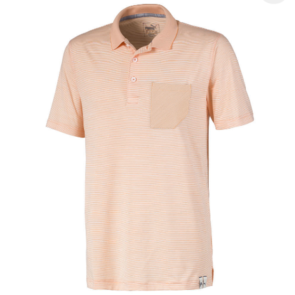 NEW Puma Cloudspun Champions Polo Cantaloupe Golf Polo/Shirt Men's (XXL) | SidelineSwap