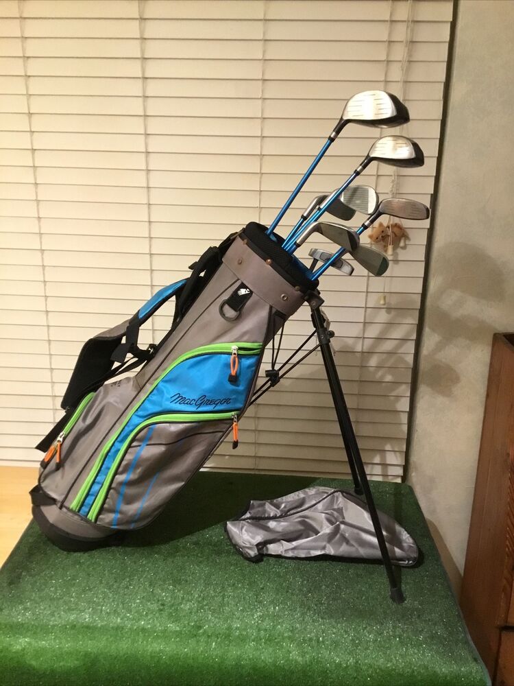 MacGregor Jr. Tourney MT Full Set (D,3W,4H,5i,7i,9i, Wedge, Putter ...