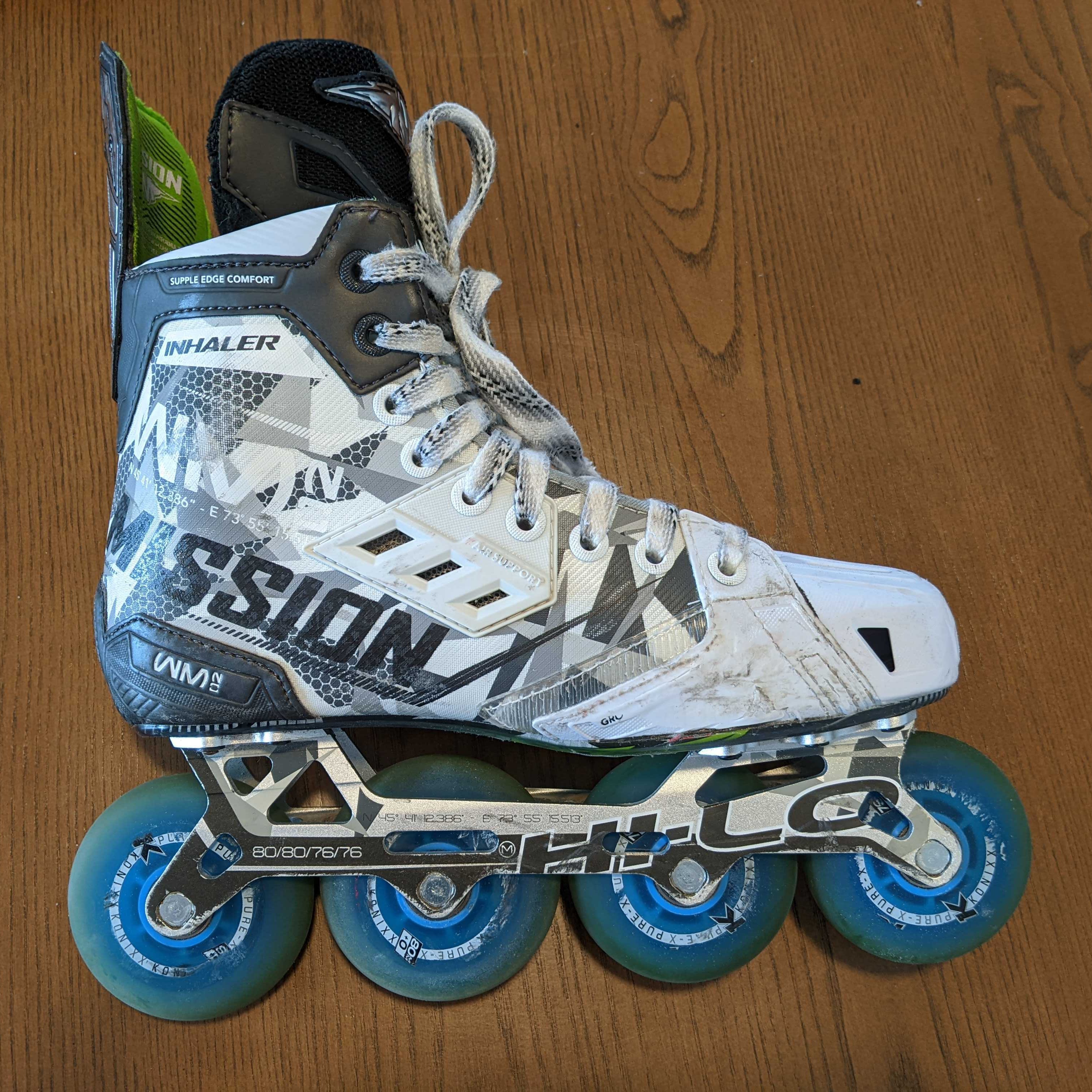 Used Mission Inhaler WM02 Inline Skates Size 7.5 | SidelineSwap