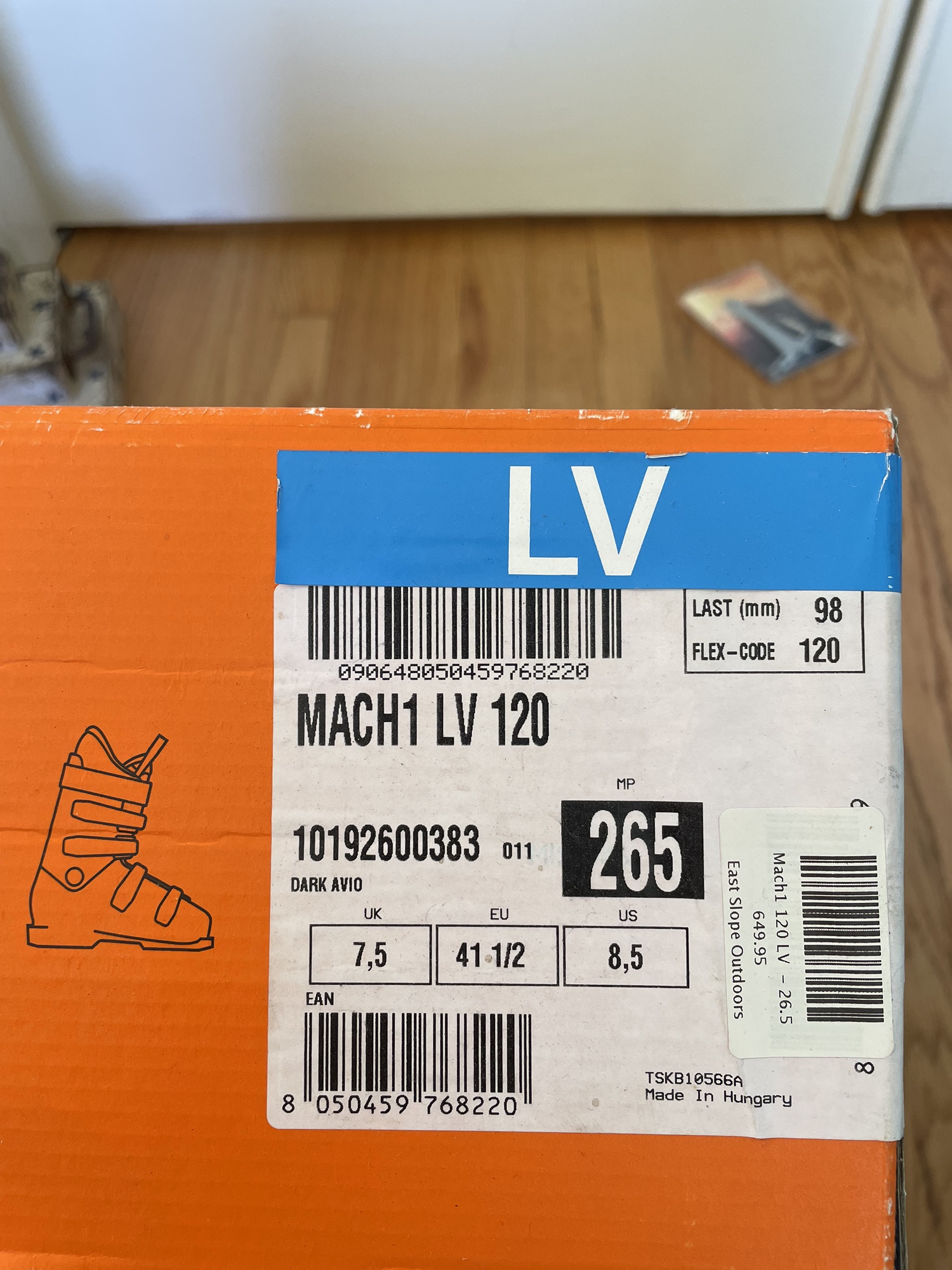 Tecnica Mach 1 LV 120 Ski Boots 26.5 (2021) | SidelineSwap