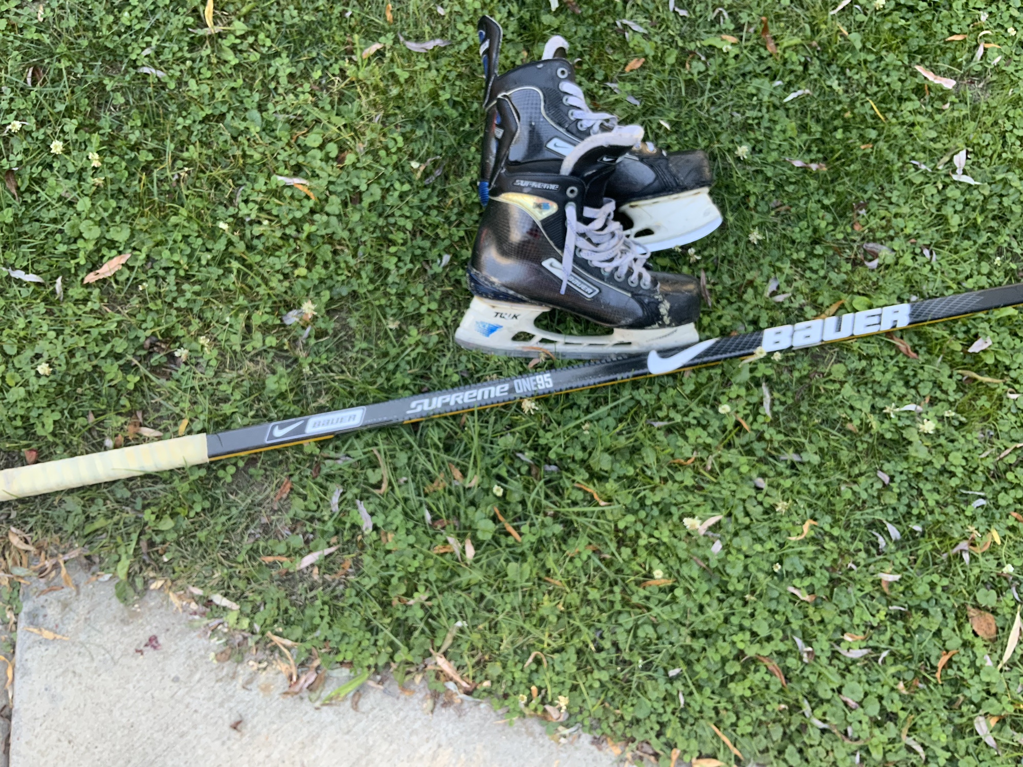 Gonchar Game Used Left Nike Bauer Supreme One95 Stick Gonchar Signed ...