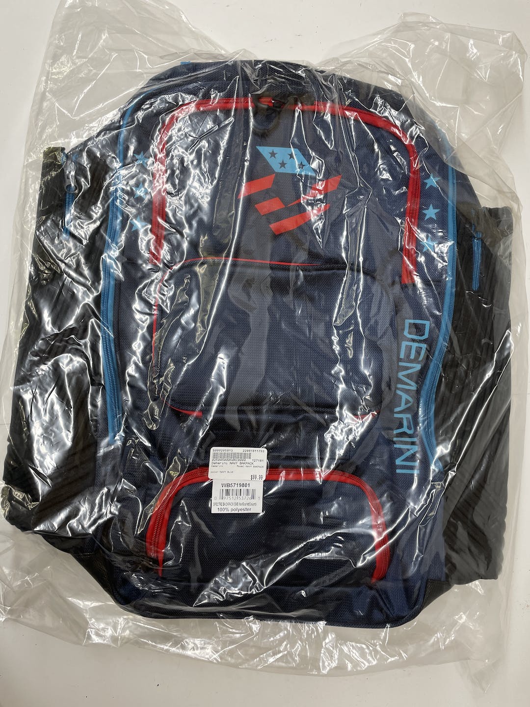 New Demarini Navy Bakpack Baseball And Softball Equipment Bags ...