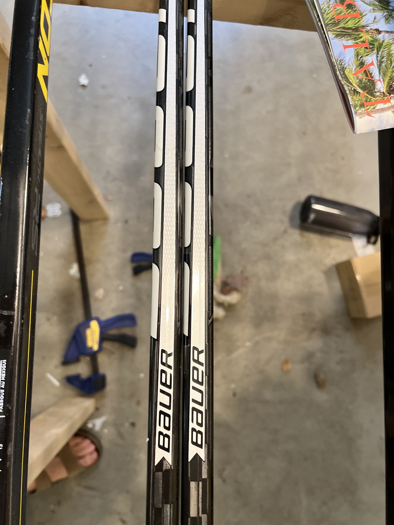 New 2 Pack Custom Silver Bauer Vapor ADV (Hyperlite Dress) Hockey ...